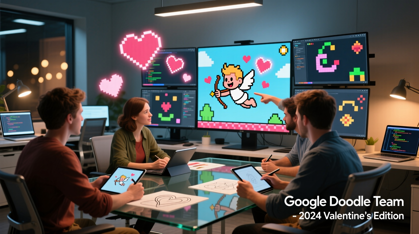 How Google Made the Valentine's Day Google Doodle Games