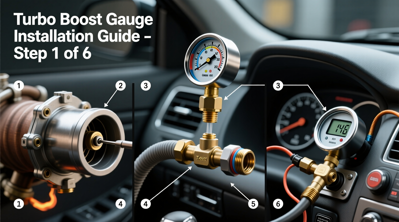 Step By Step Guide To Installing A Turbo Pressure Gauge For Accurate ...