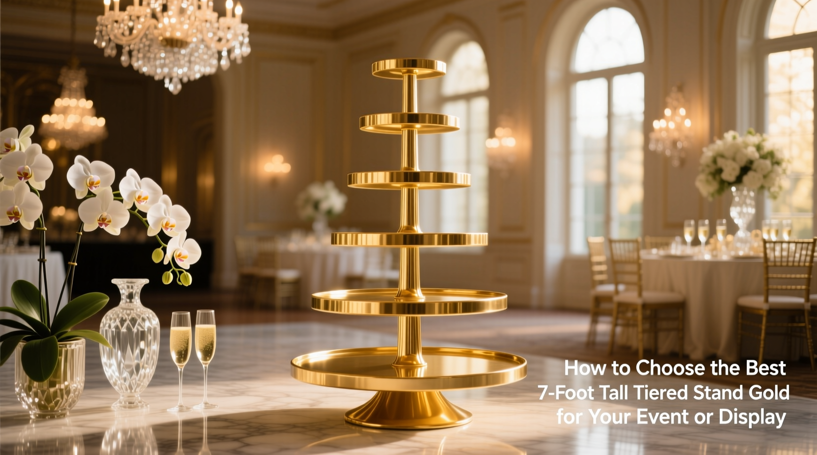 How to Choose the Best 7 Foot Tall Tiered Stand Gold for Your Event or ...