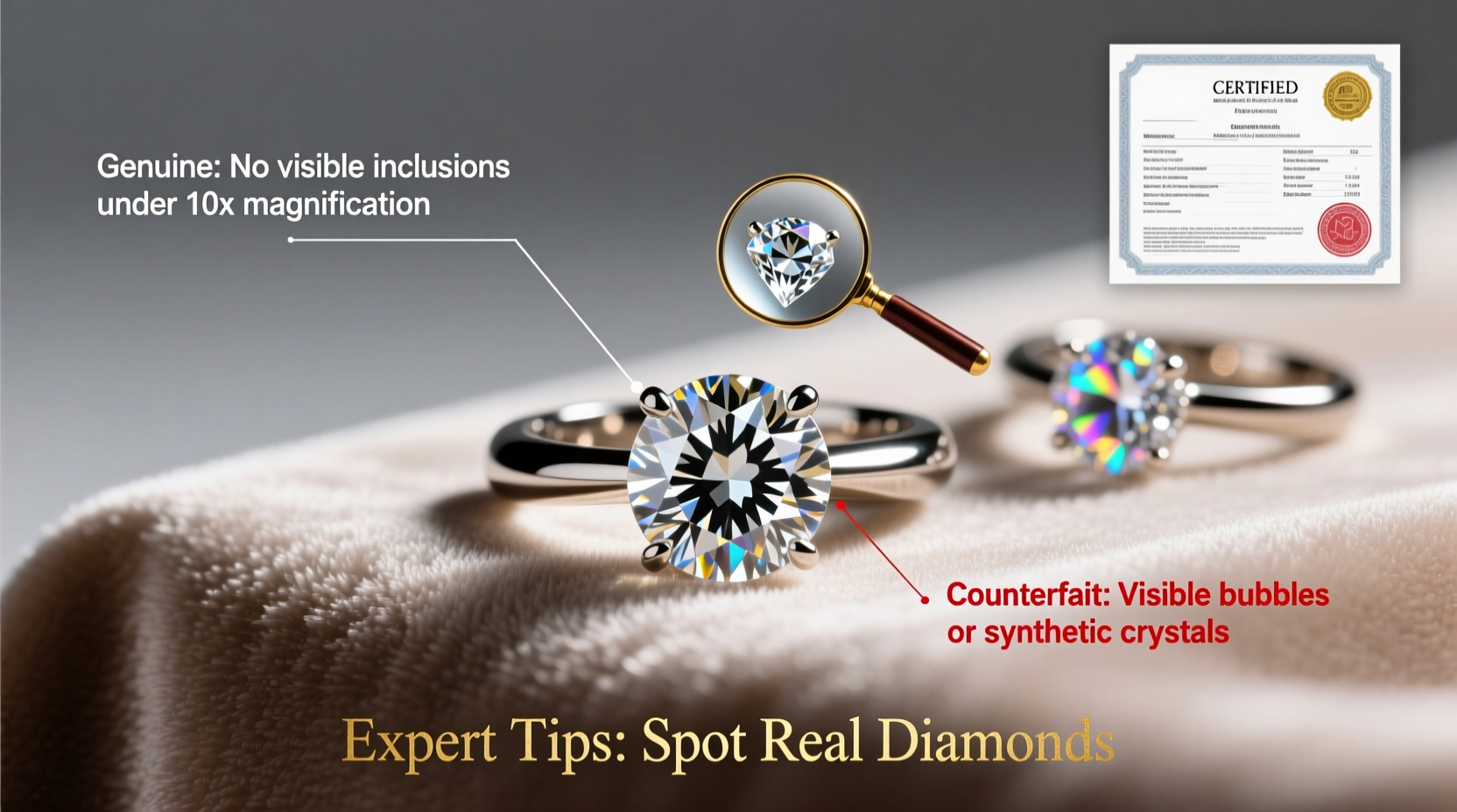 Expert Tips To Identify Genuine Diamond Rings And Avoid Common Scams