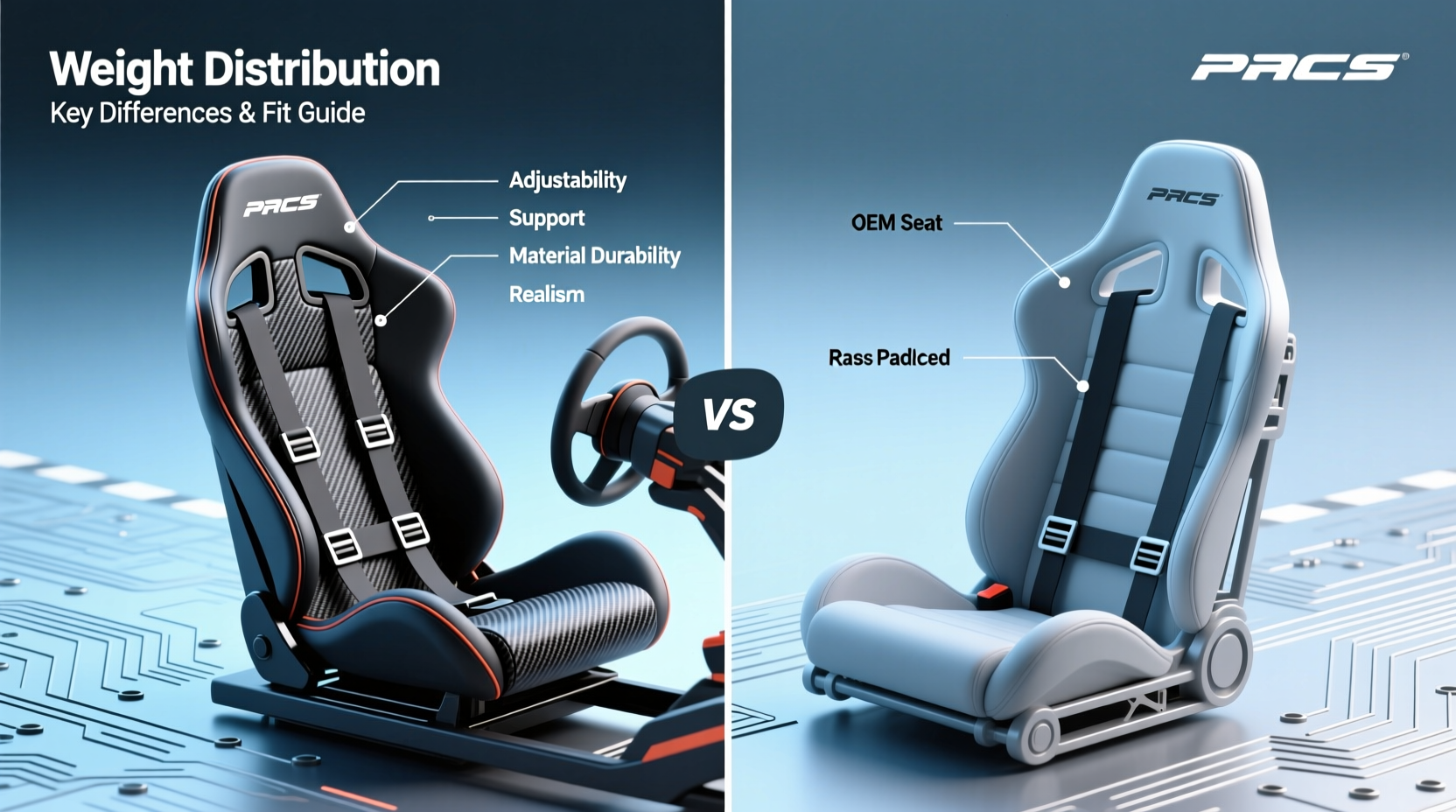 Racing Seat vs OEM Sim Seat: Key Differences & Fit Guide