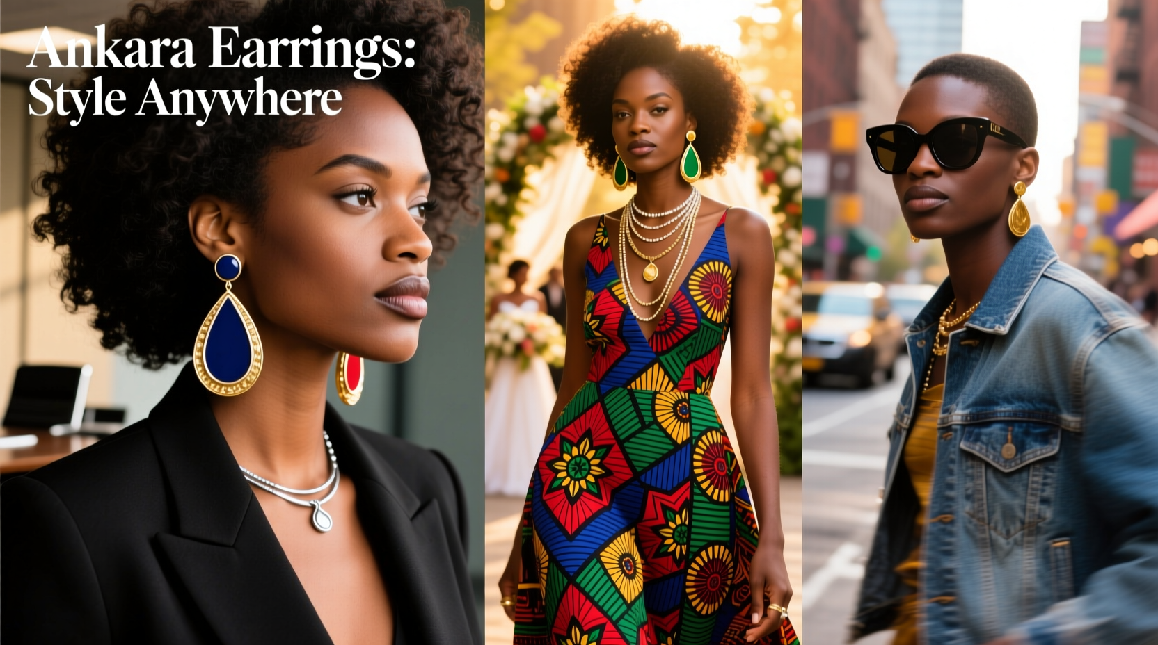 Creative Ways To Style Ankara Oil Drop Earrings For Every Occasion