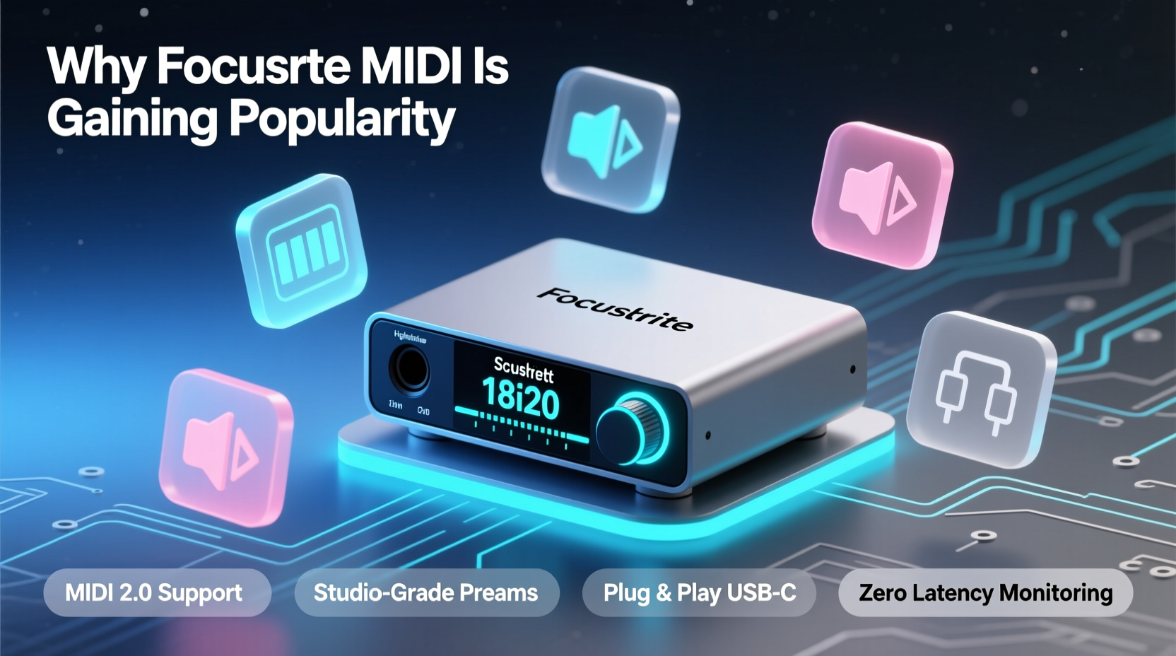 How to Choose the Best Audio Interface with MIDI from Focusrite