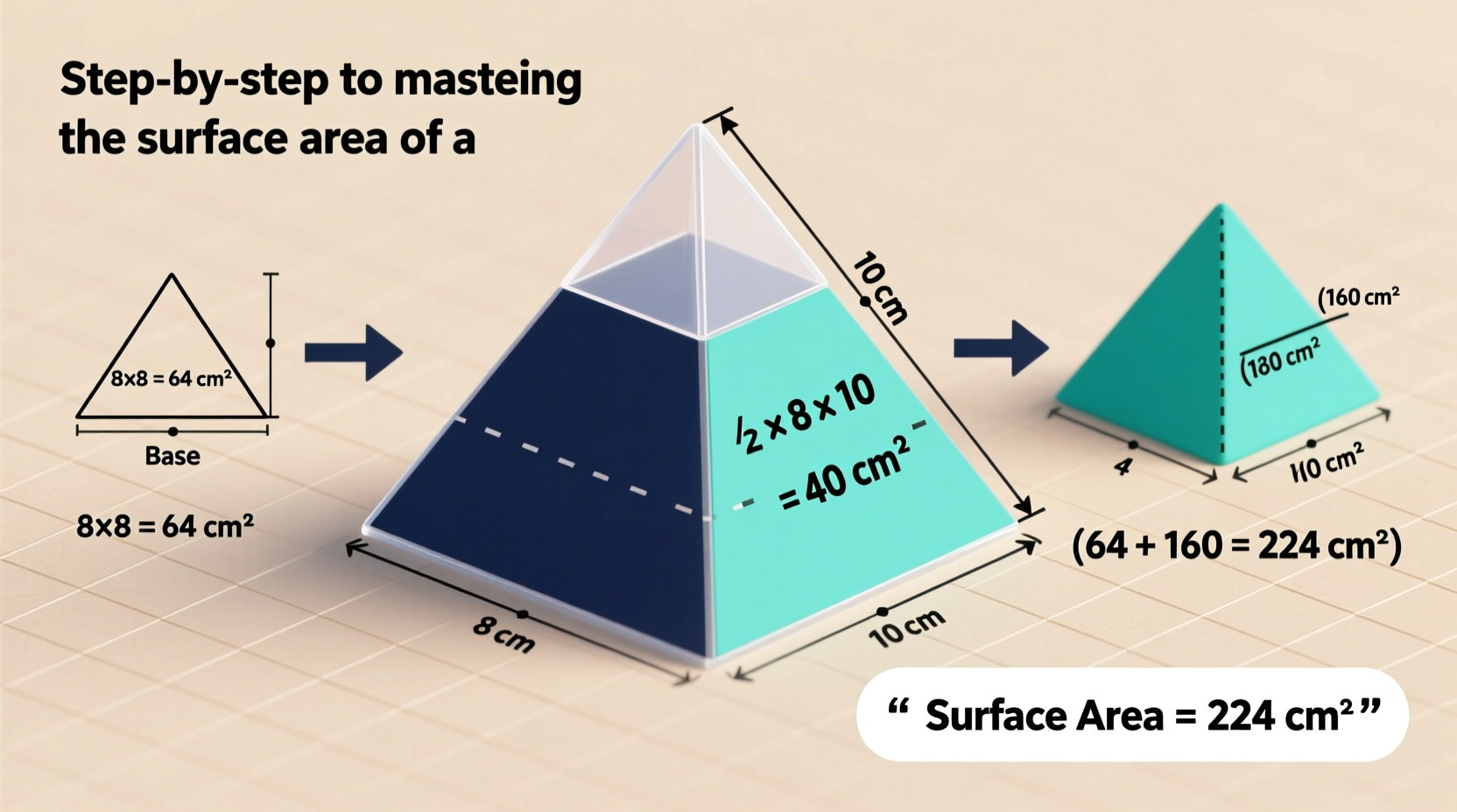 Mastering The Surface Area Of A Pyramid Step By Step Formula Guide And Practical Tips