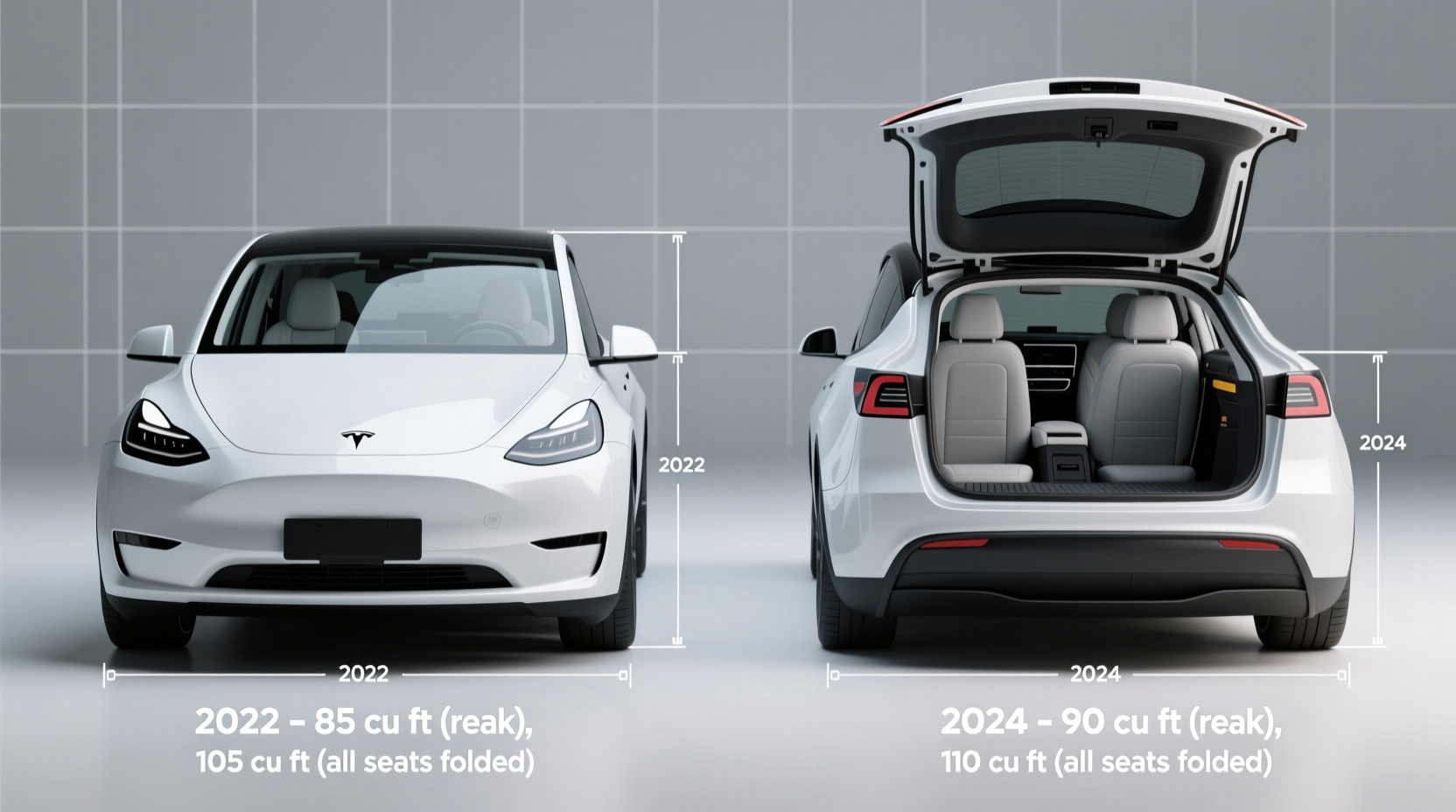 Model Y 2022 vs 2024 Cargo Space: Exact Dimensions & Key Changes