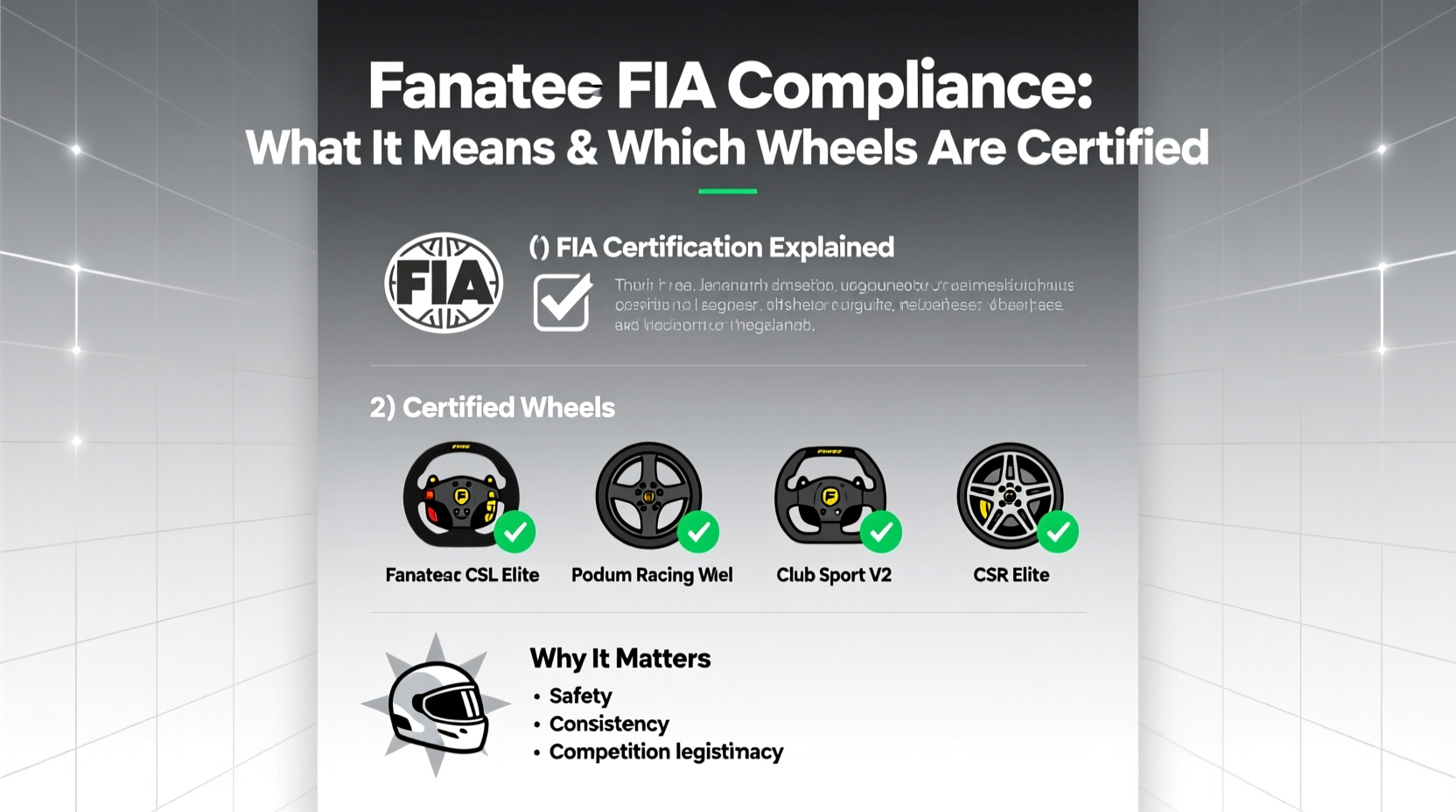 Fanatec FIA Compliance: What It Means & Which Wheels Are Certified