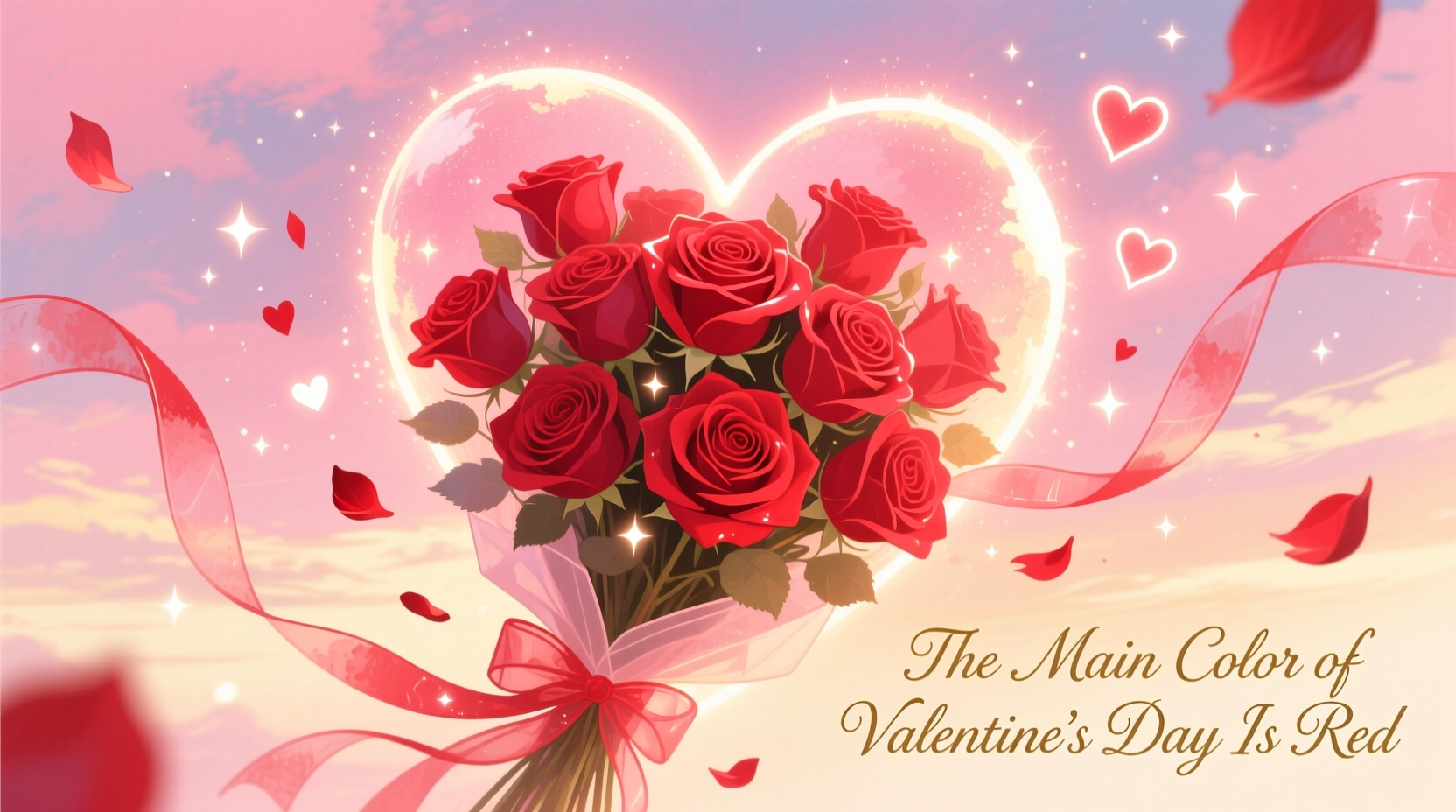 The Main Color of Valentine's Day Is Red