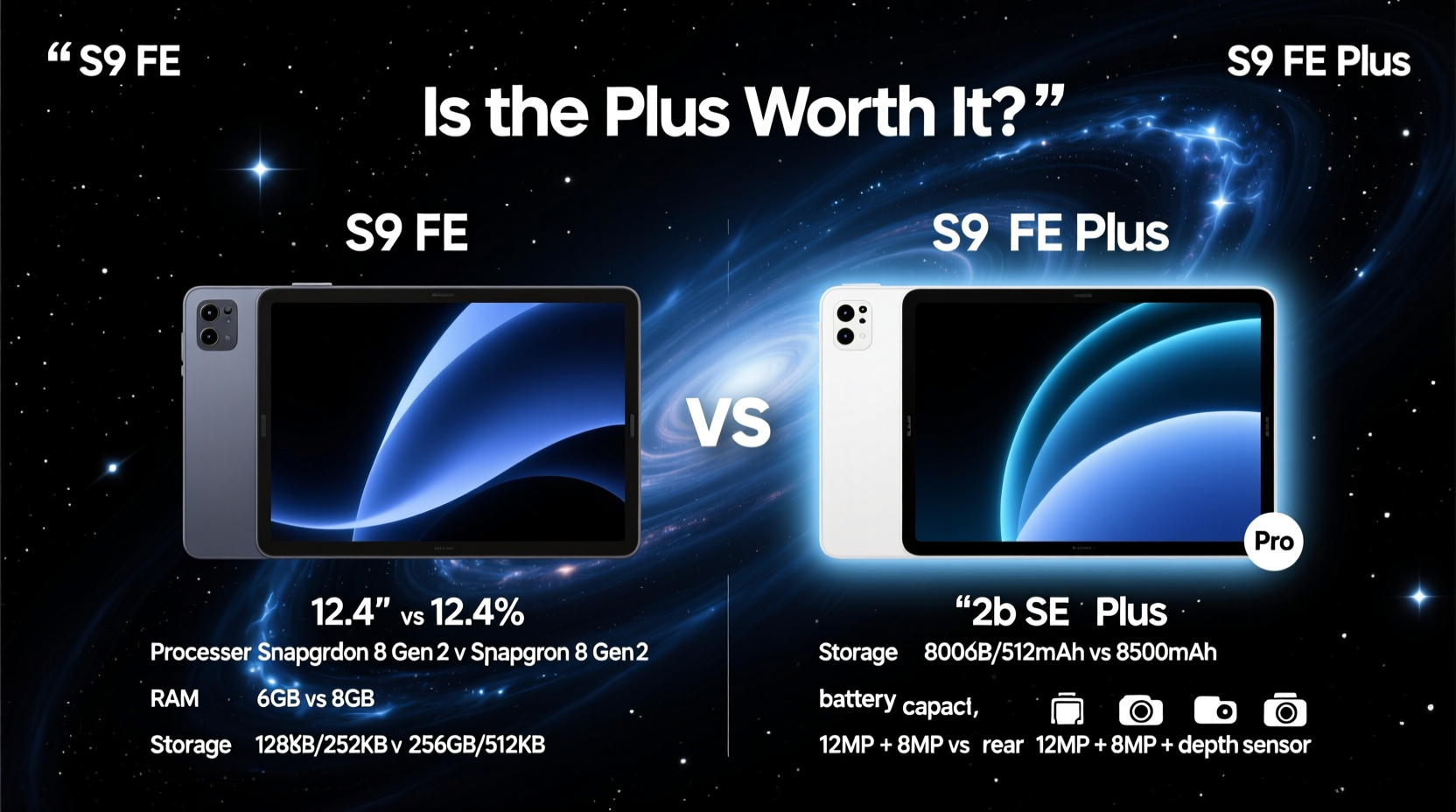 Galaxy Tab S9 Fe Vs S9 Fe Is The Plus Version Really Worth The Extra Money