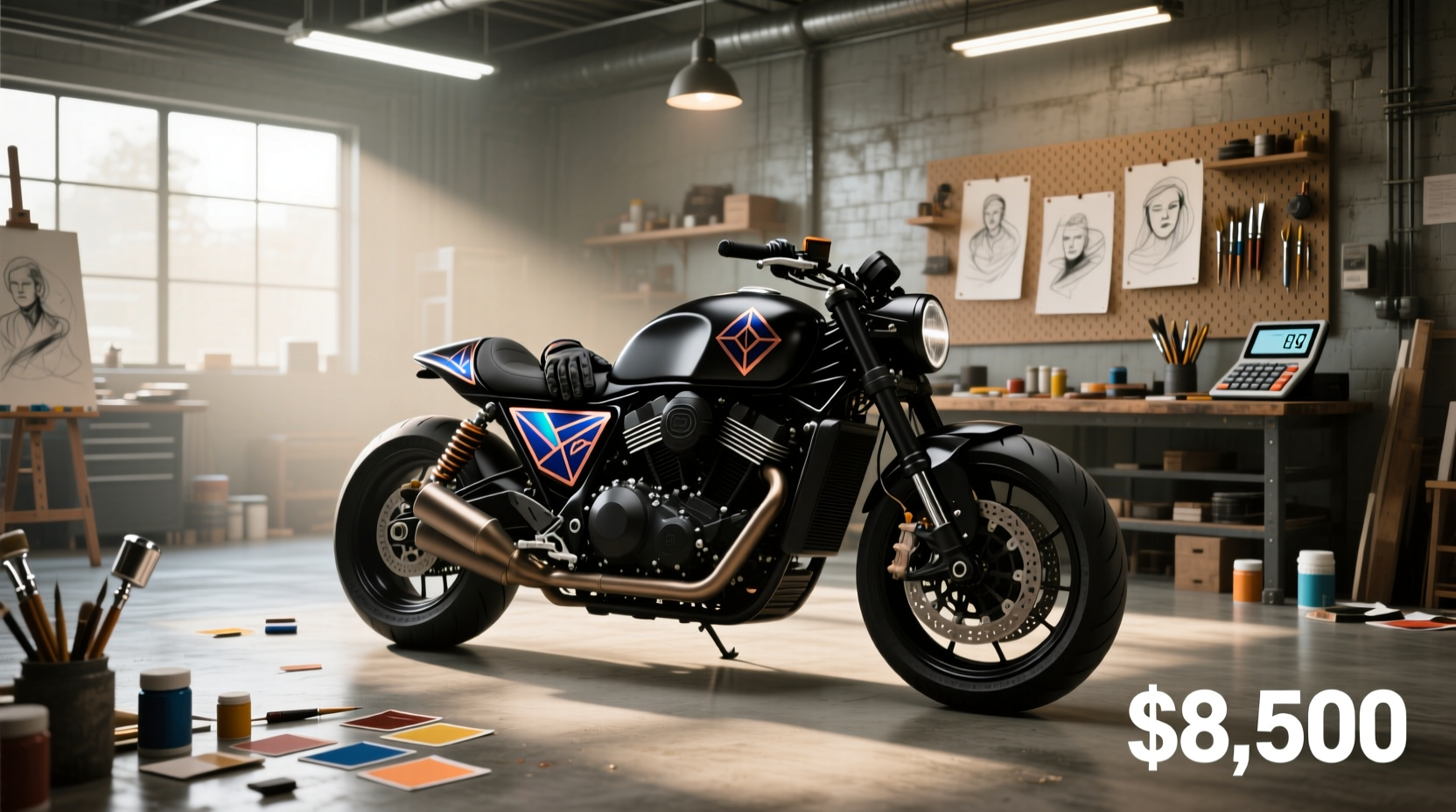 How Much Does a Custom Motorcycle Paint Job Cost? A Practical Guide