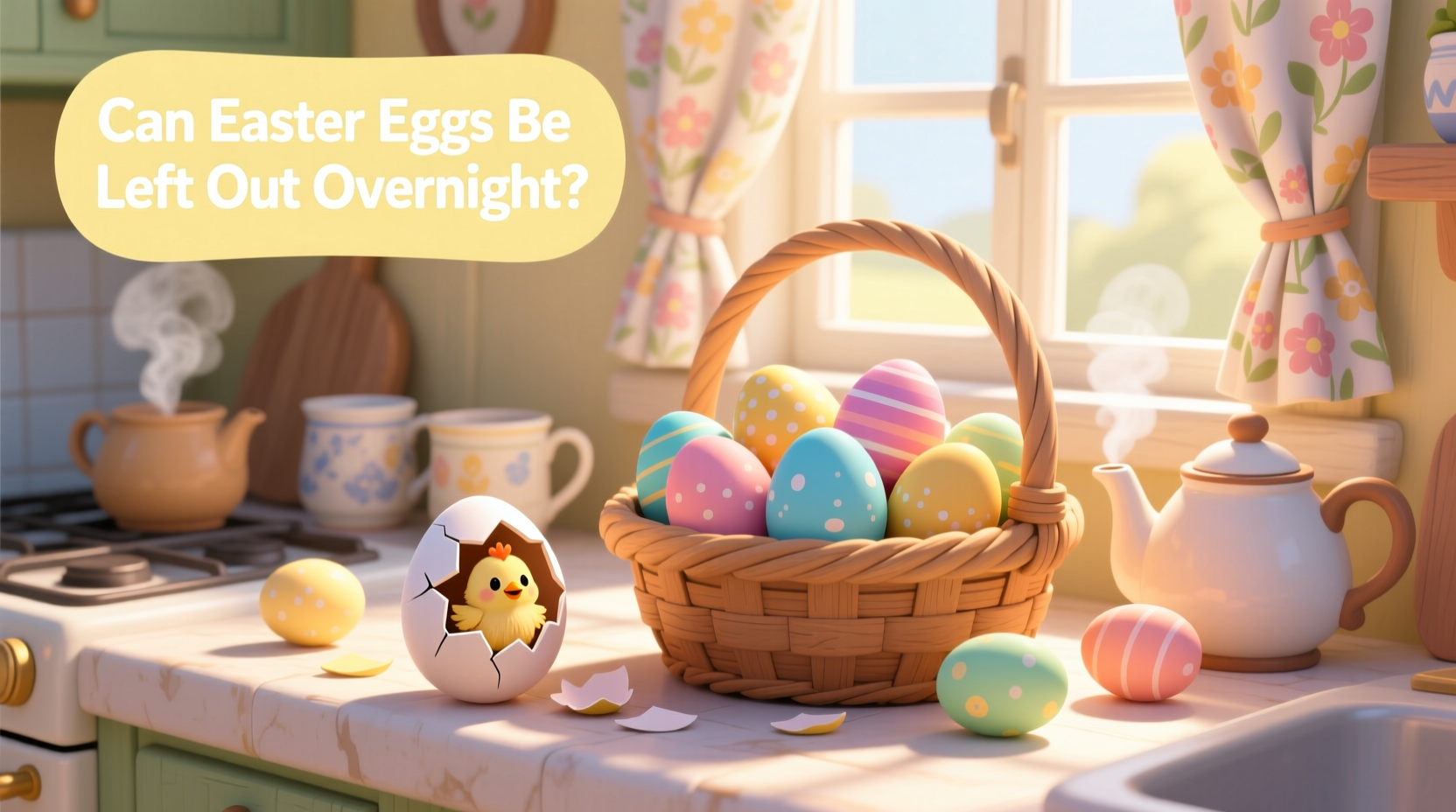 Can Easter Eggs Be Left Out Overnight?