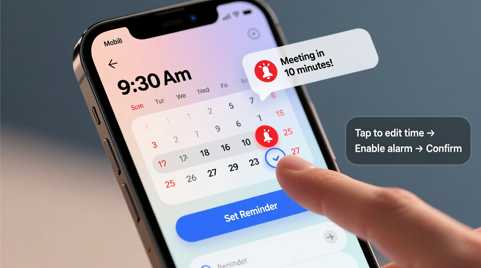 How To Schedule Appointments With Alarm Notifications On Your Mobile ...