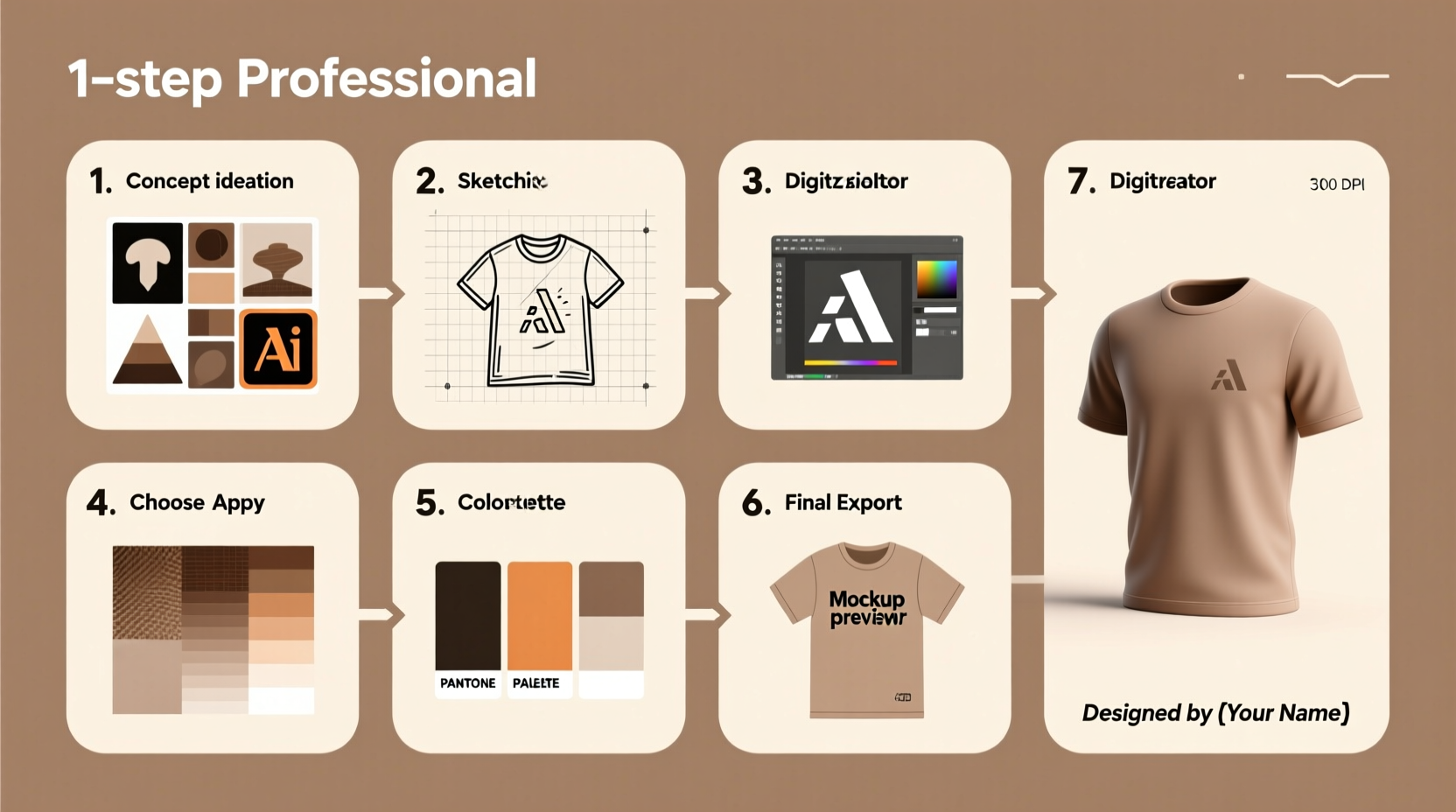 Step By Step Guide How To Make Unique And Professional T Shirt Designs ...
