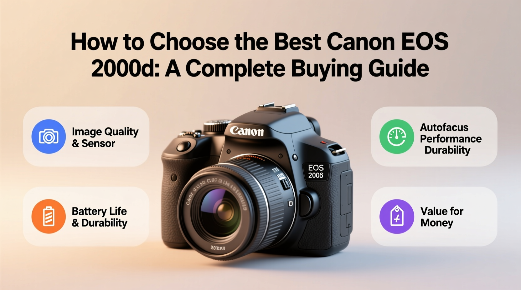 How to Choose the Best Canon Camera 2000d for Your Photography Needs