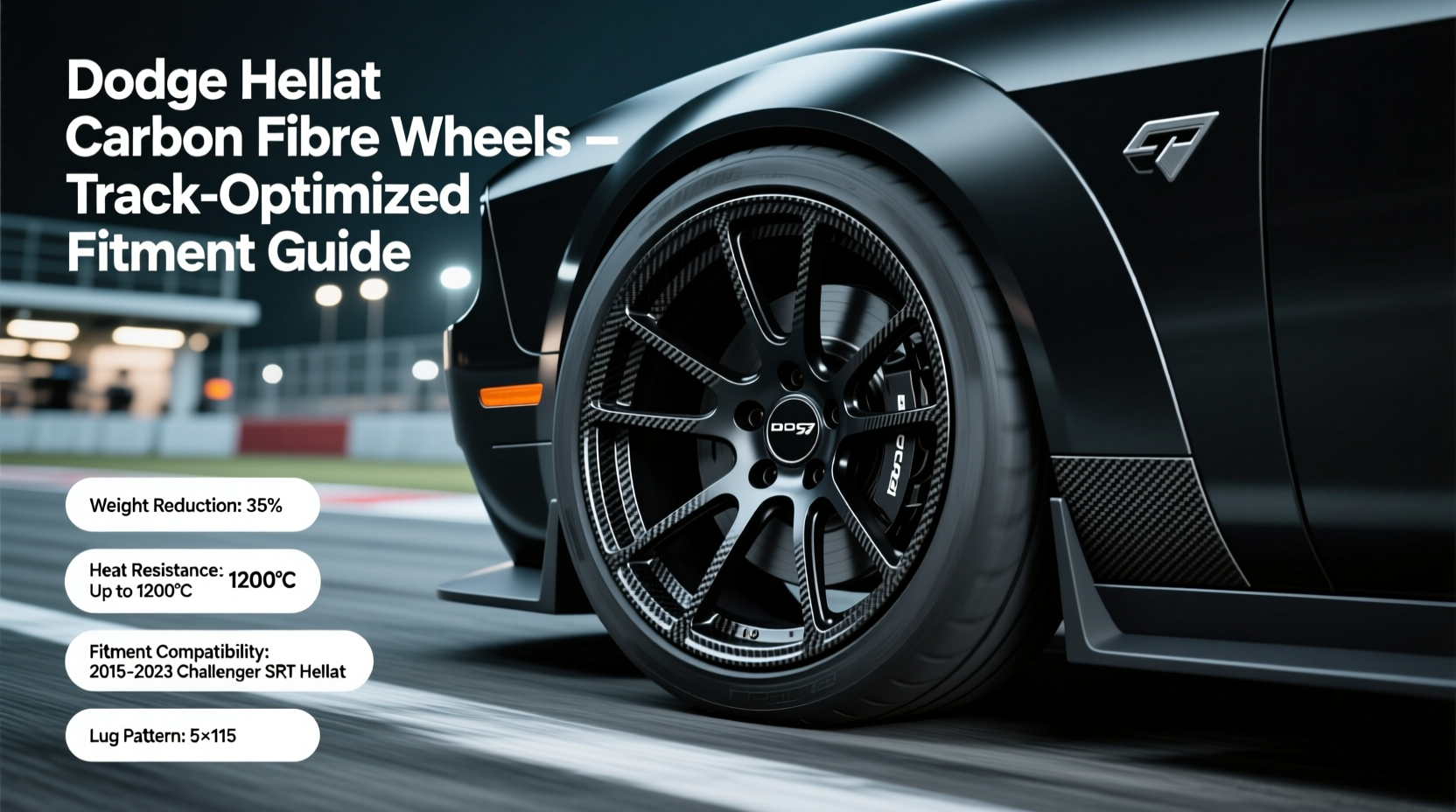 Dodge Hellcat Carbon Fiber Wheels for Track Use: Facts & Fitment Guide
