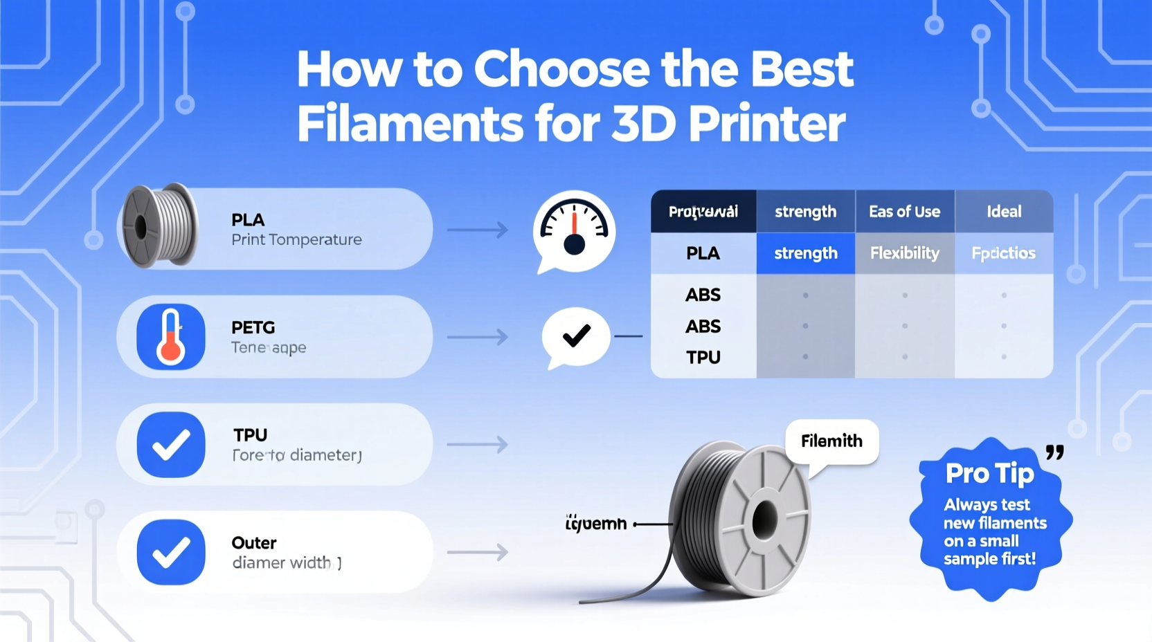 How to Choose the Best Filaments for 3D Printer: Ultimate Buying Guide