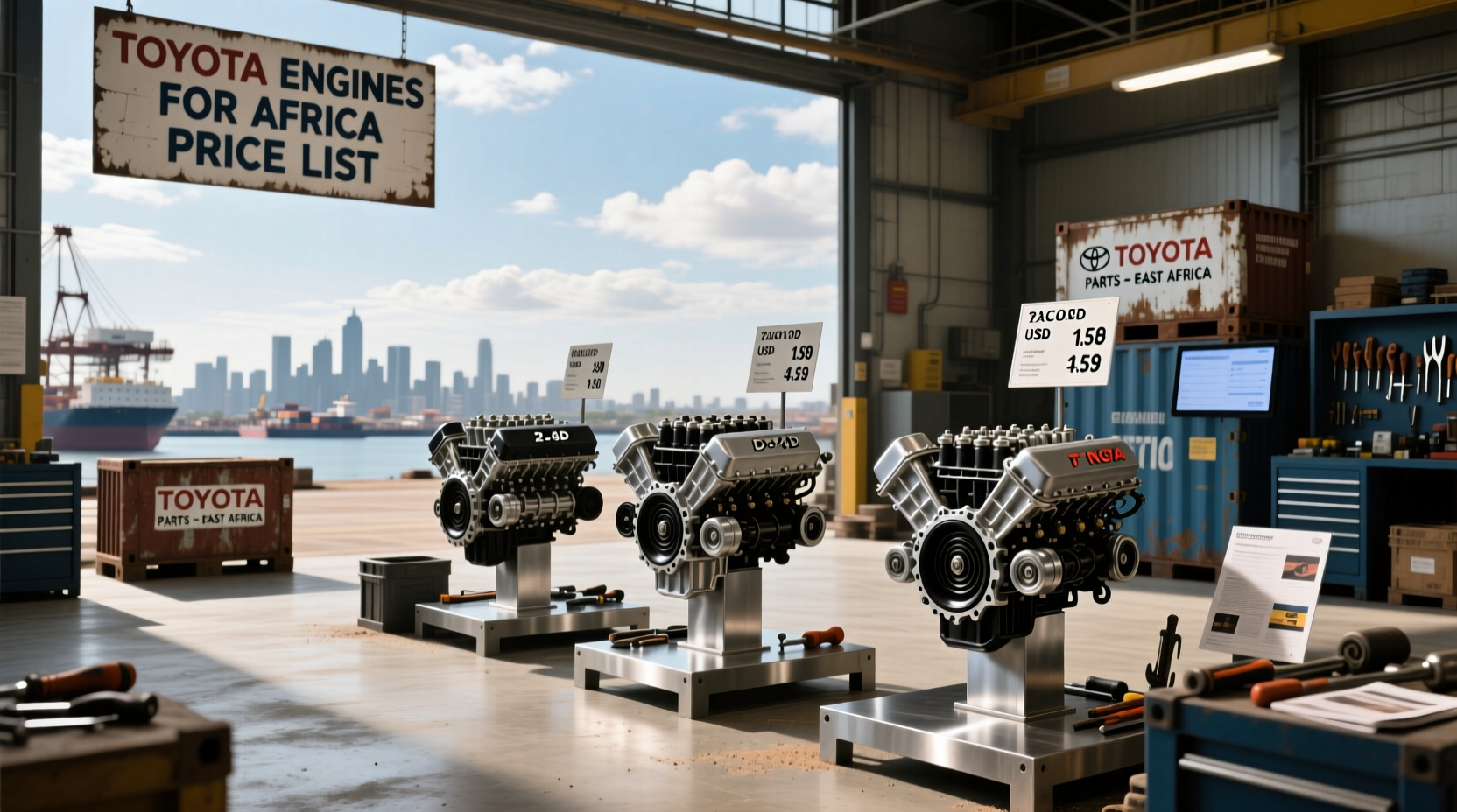 What Is the Price List for Toyota Engines in Africa?