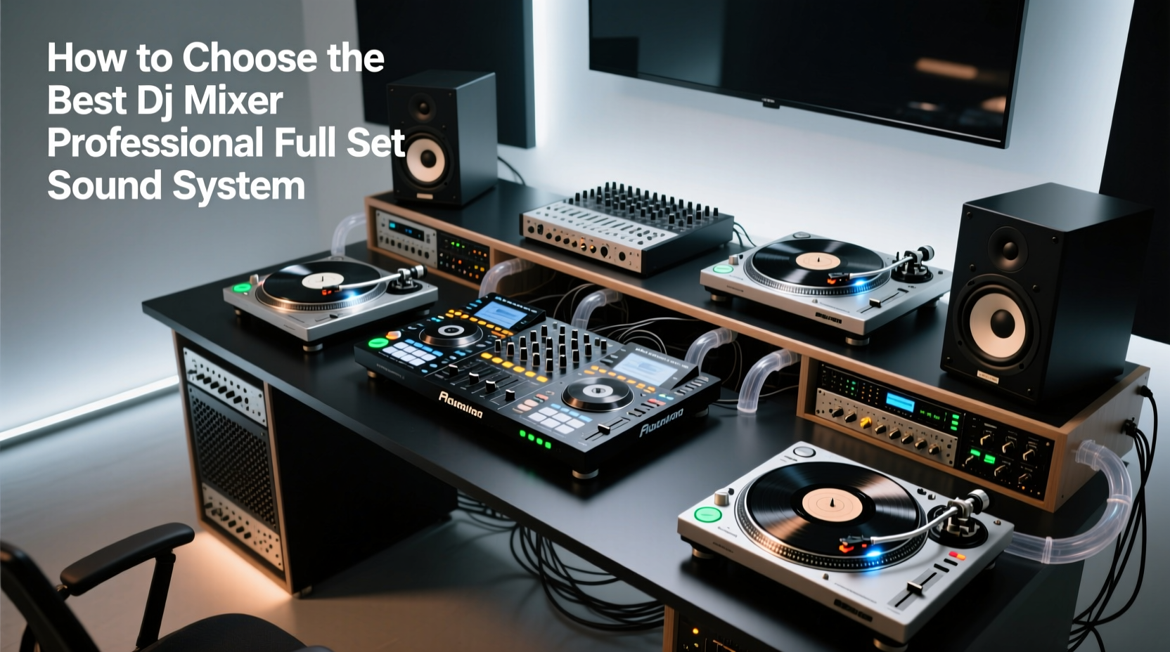 How to Choose the Best DJ Mixer Professional Full Set Sound System