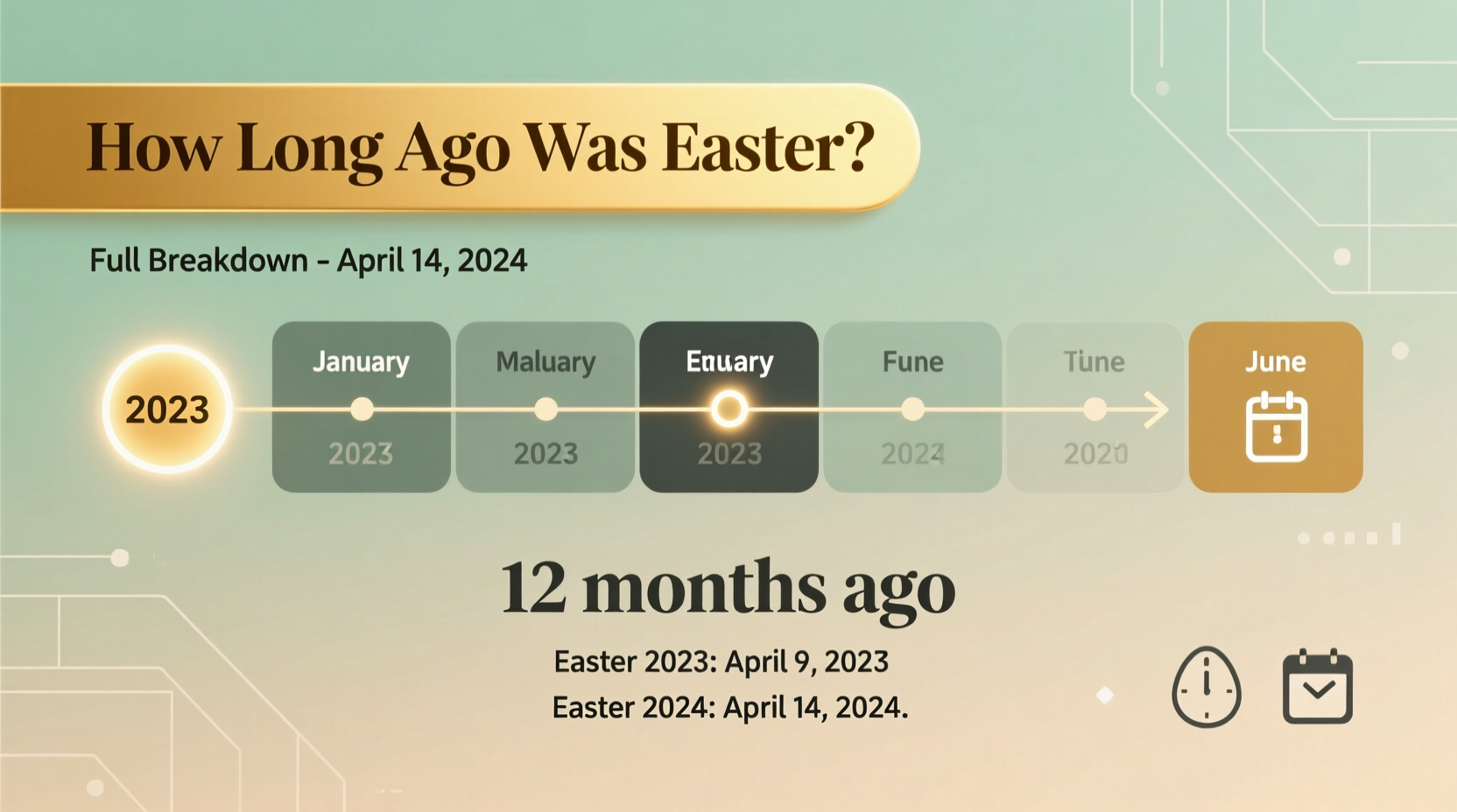 How Long Ago Was Easter in Months: Full Breakdown