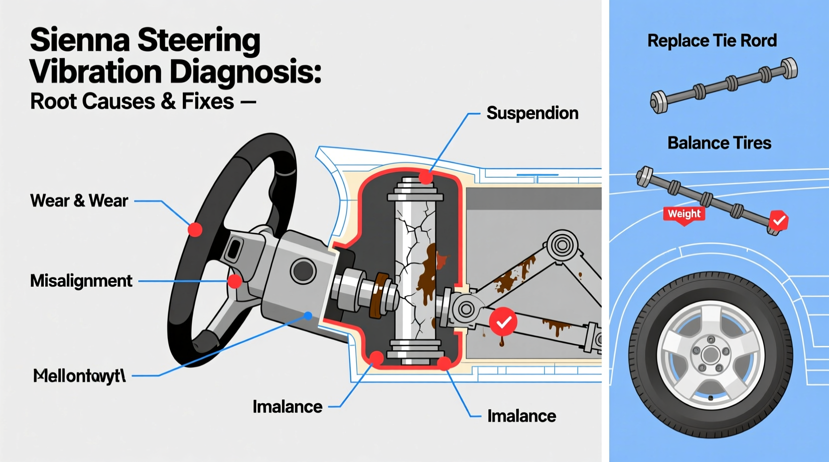 Sienna Steering Vibration Diagnosis: Root Causes & Fixes