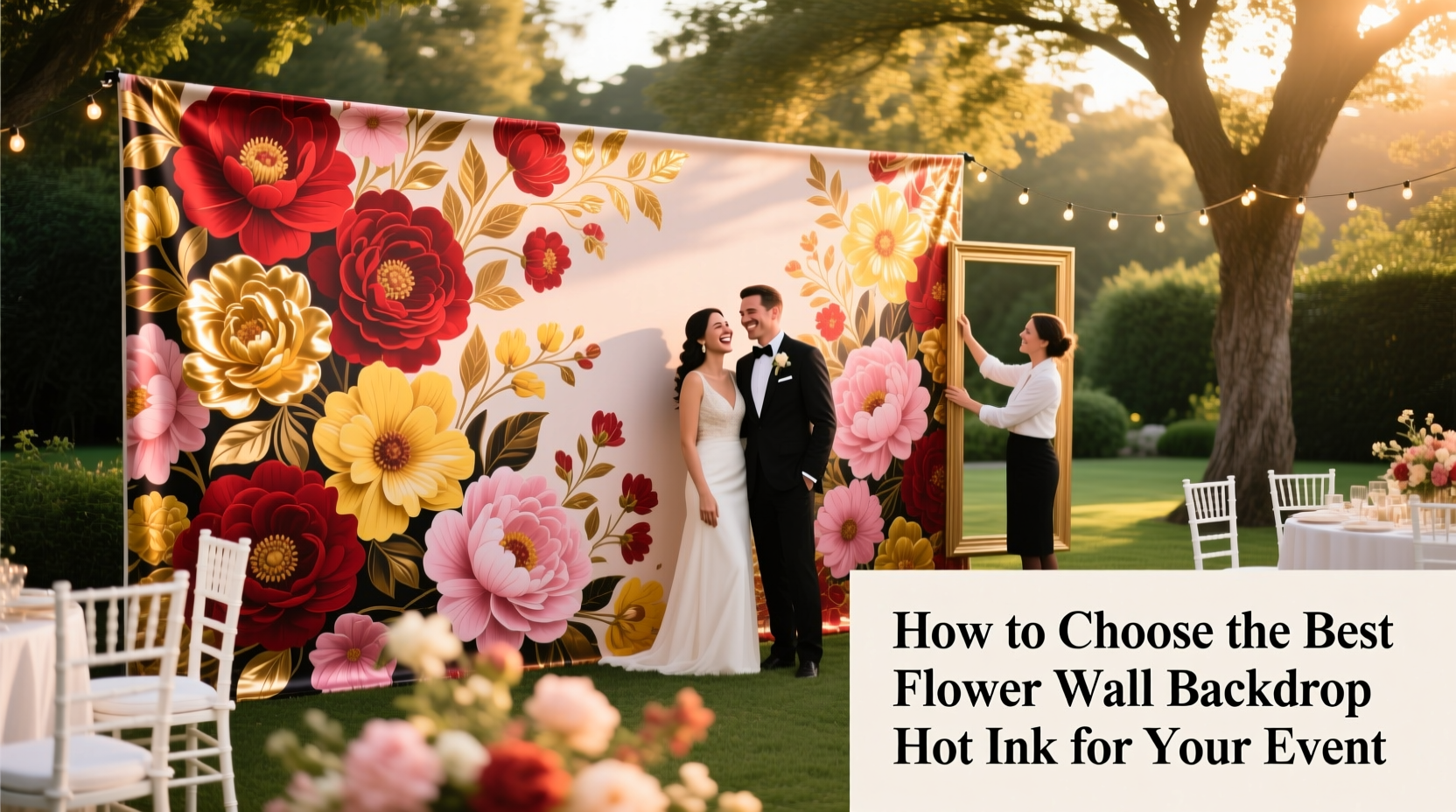 How to Choose the Best Flower Wall Backdrop Hot Ink for Your Event