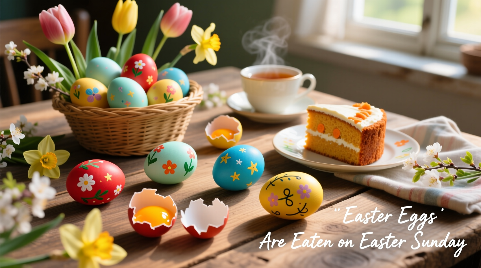 Easter Eggs Are Eaten on Easter Sunday