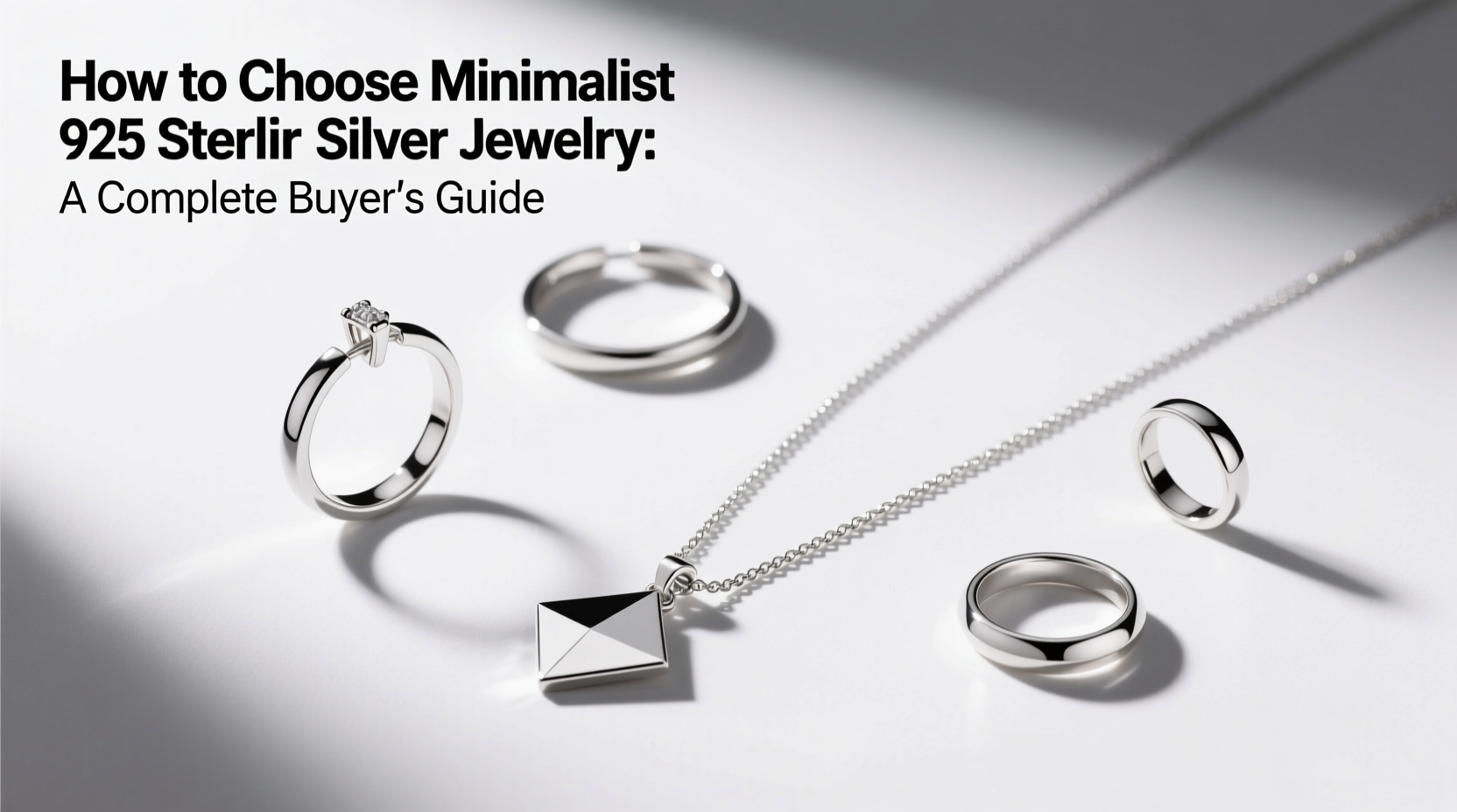 How to Choose Minimalist 925 Sterling Silver Jewelry: A Complete Buyer ...