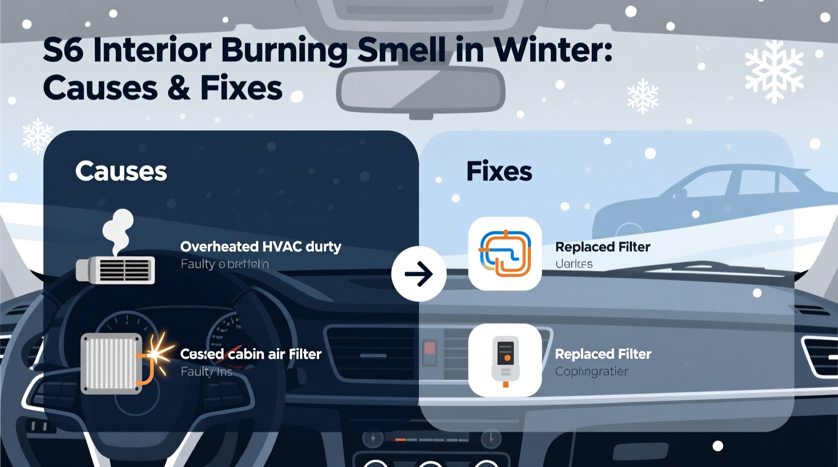 S6 Interior Burning Smell in Winter: Causes & Fixes