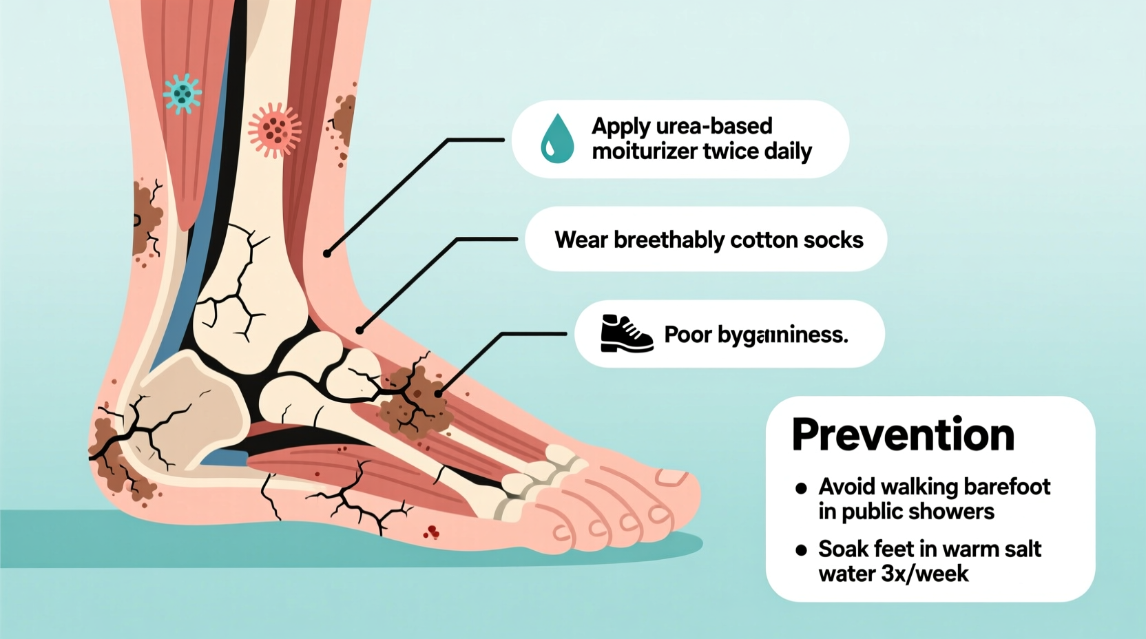Crusty Feet Causes Treatment And Prevention Tips