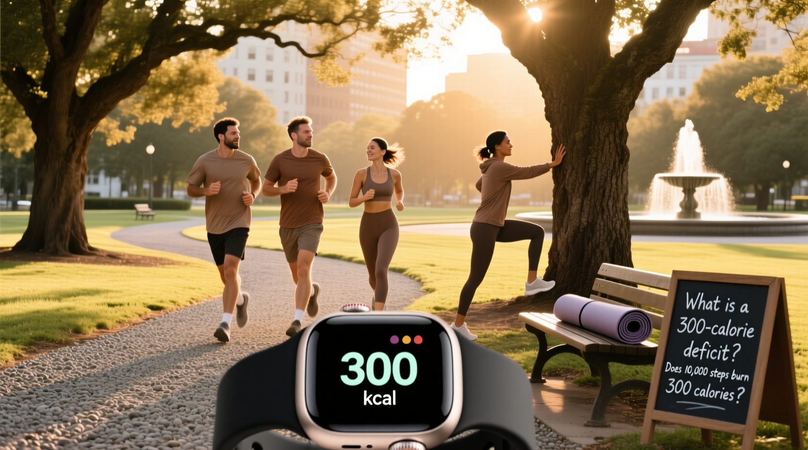 How to Use a 300-Calorie Deficit and 10,000 Steps for Weight Management