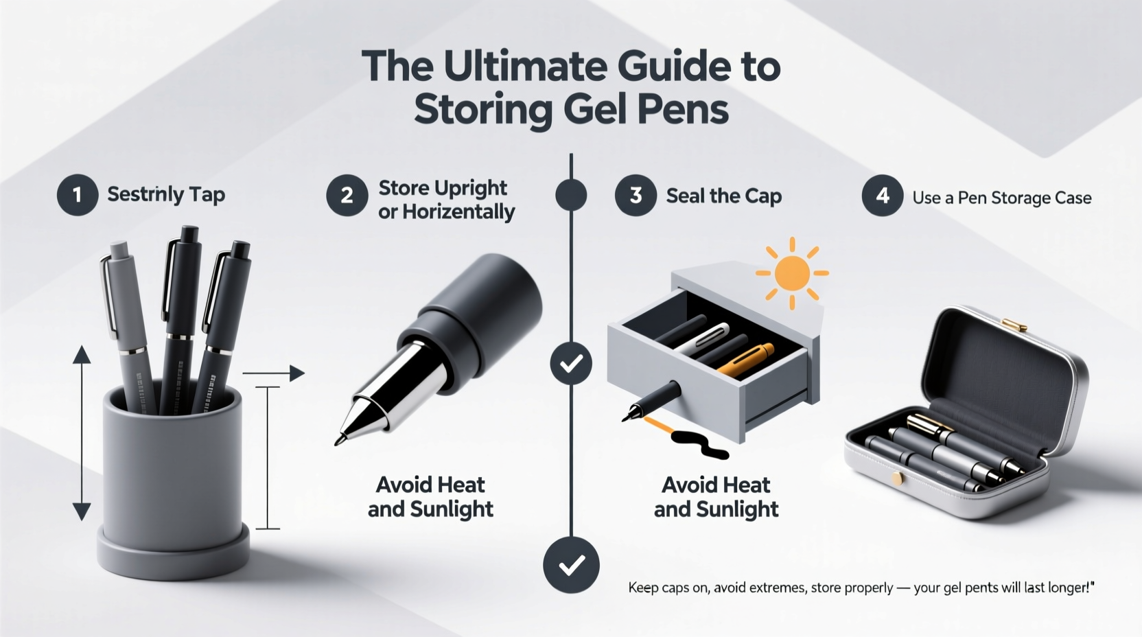 The Ultimate Guide To Storing Gel Pens To Keep Them Fresh And Prevent ...