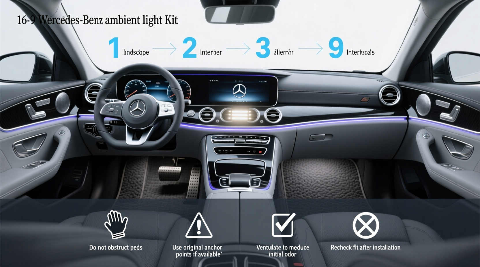 Benz Ambient Light Kit Buying Guide: How to Choose the Right One