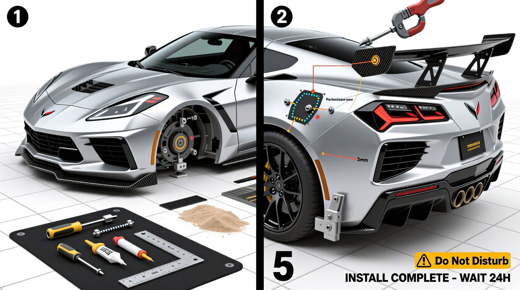 C8 Spoiler Install Guide: Verified Steps for 2020–2025 Corvette