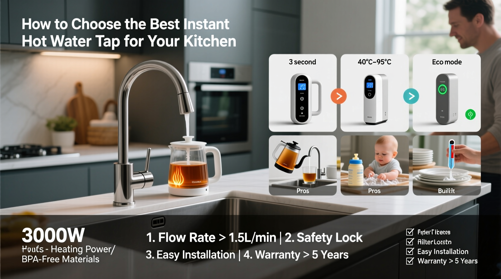 How to Choose the Best Instant Hot Water Tap Videos for Your Kitchen