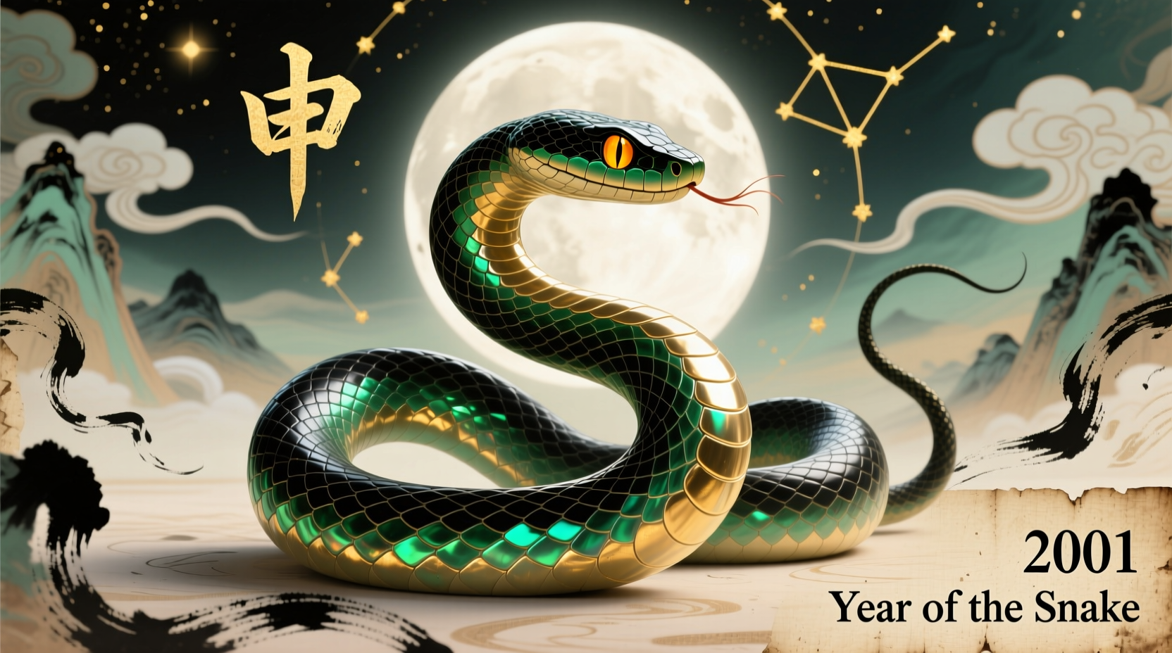 Year of the Snake: 2001 Chinese Zodiac Animal