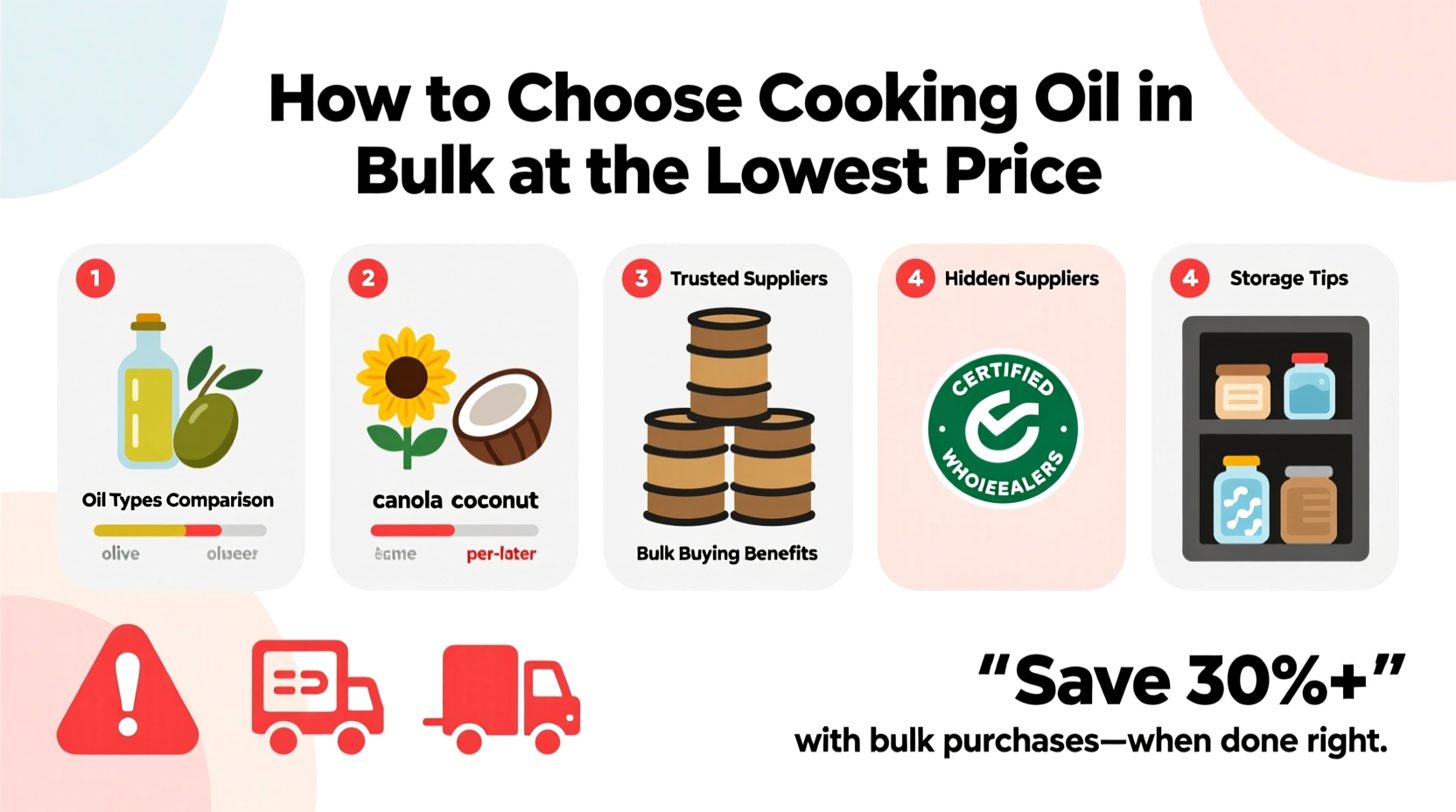 How to Choose Cooking Oil in Bulk at the Lowest Price: A Complete Guide