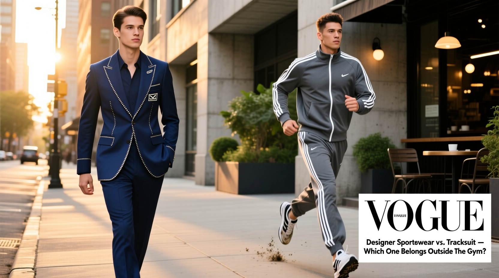 Designer Sports Suit Vs Tracksuit Which Ones Actually Acceptable To ...