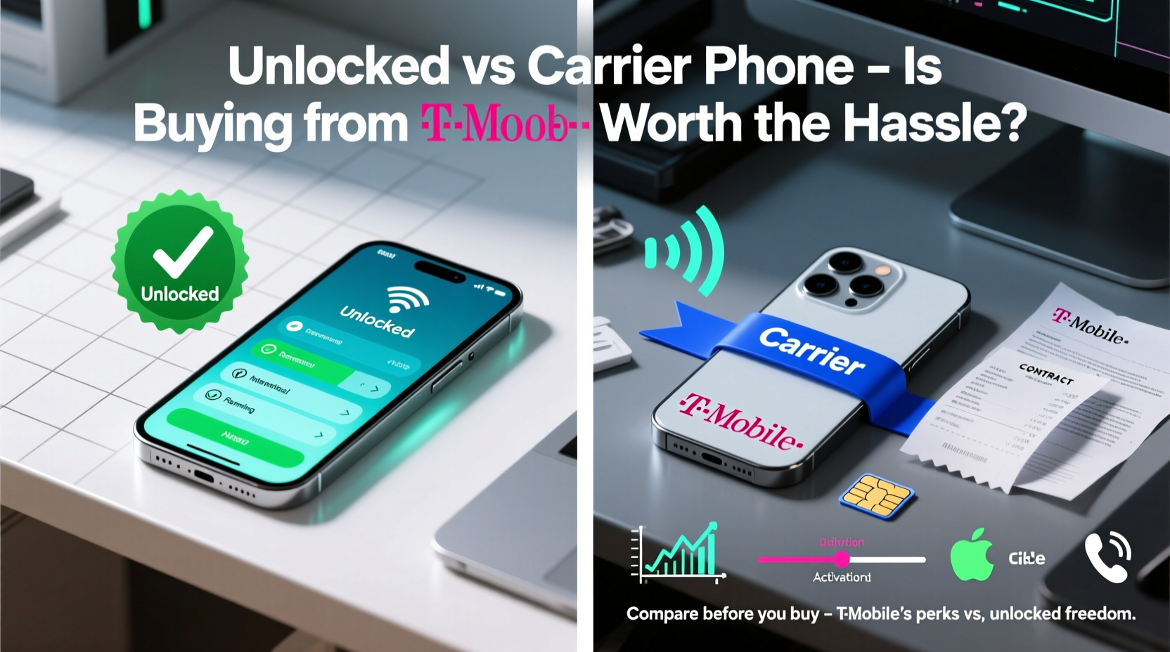 Unlocked Vs Carrier Phone Is Buying From T Mobile Worth The Hassle