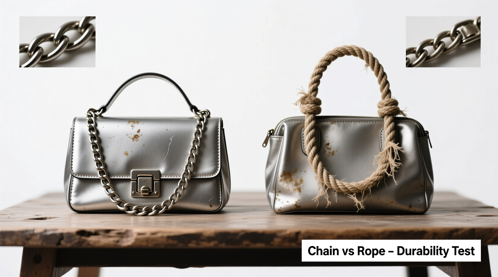 Metal Bag Chain Vs Rope Handle Does The Chain Really Last Longer Or Is ...