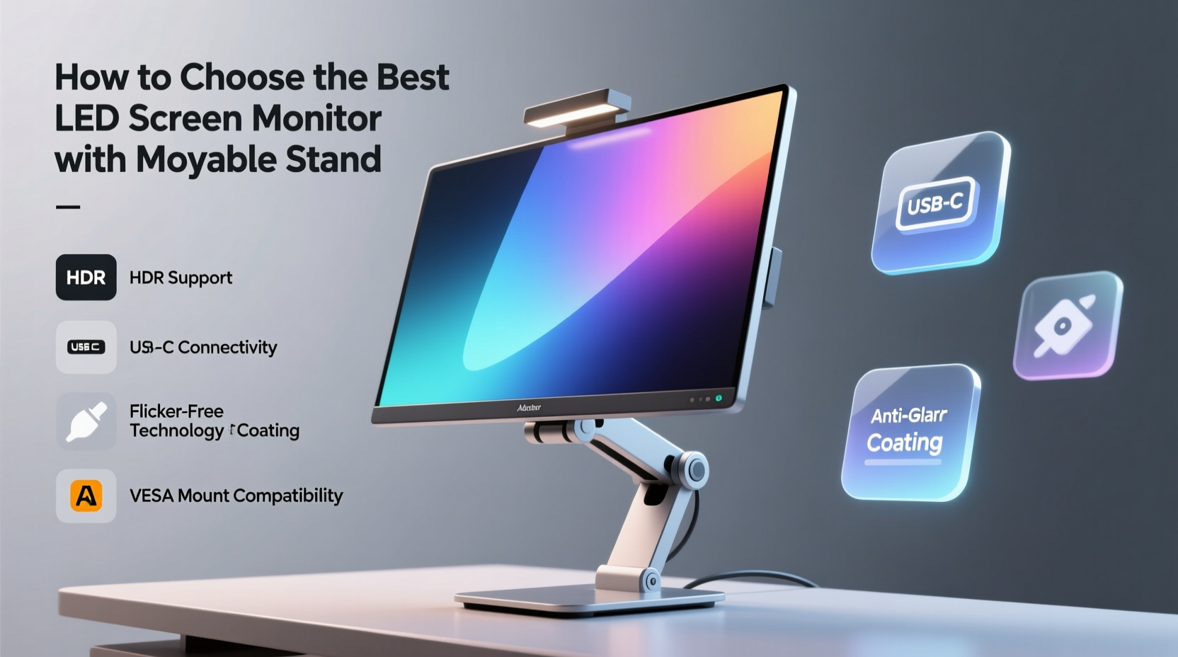 How to Choose the Best LED Screen Monitor Movable with Stand