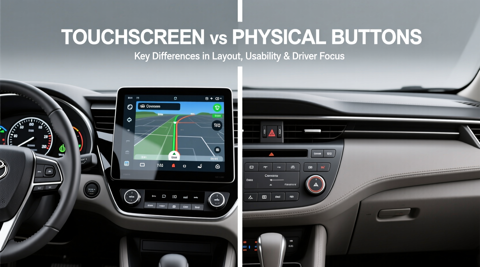 Corolla Dashboard: Touchscreen vs Physical Buttons – Key Differences