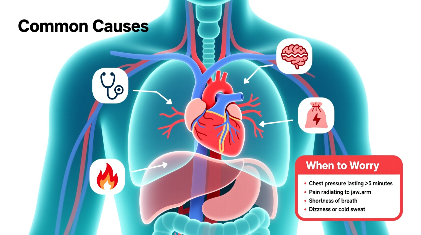 Why Do I Have Heart Pain Common Causes When To Worry