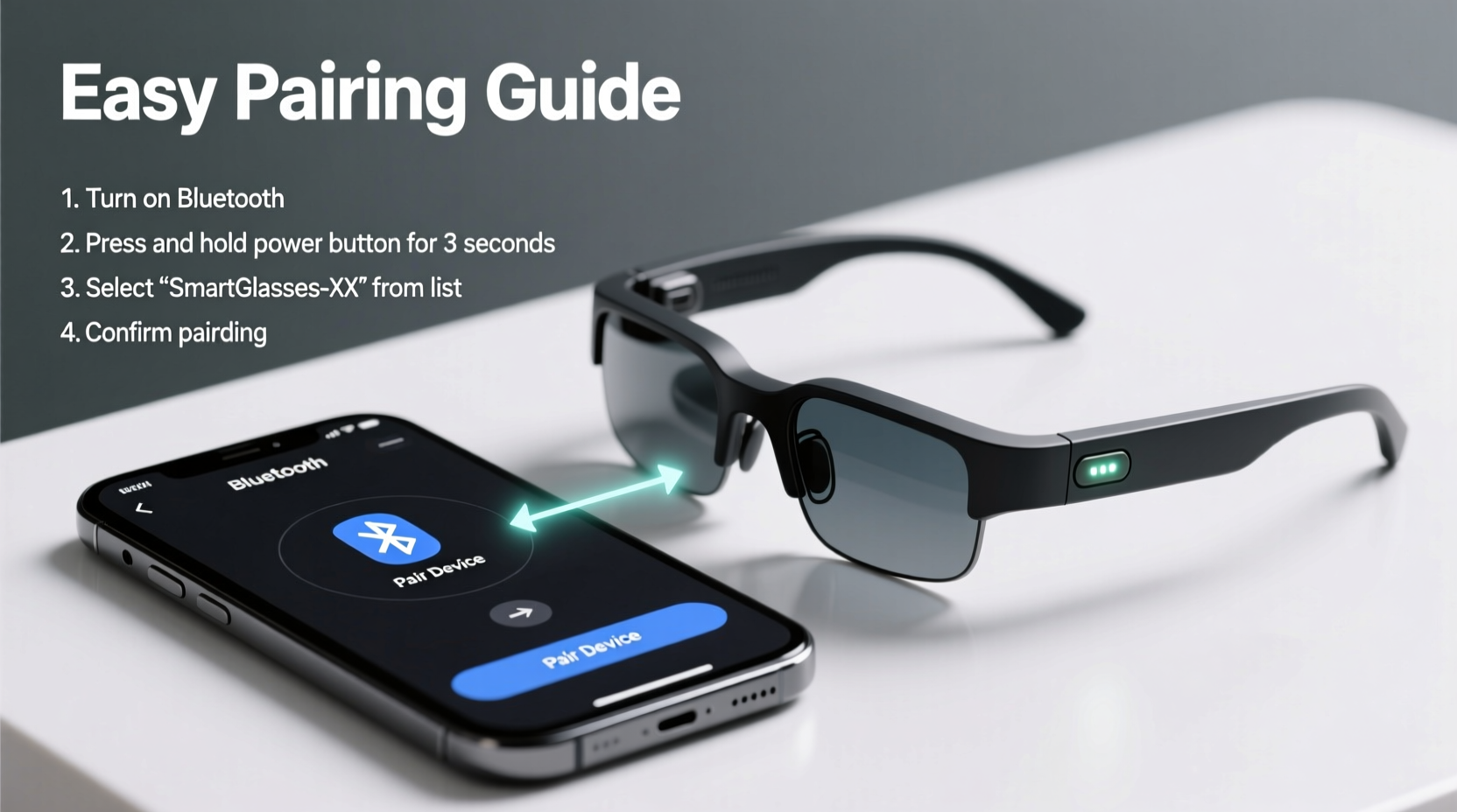 Step By Step Guide To Effortlessly Pair Smart Bluetooth Glasses With ...