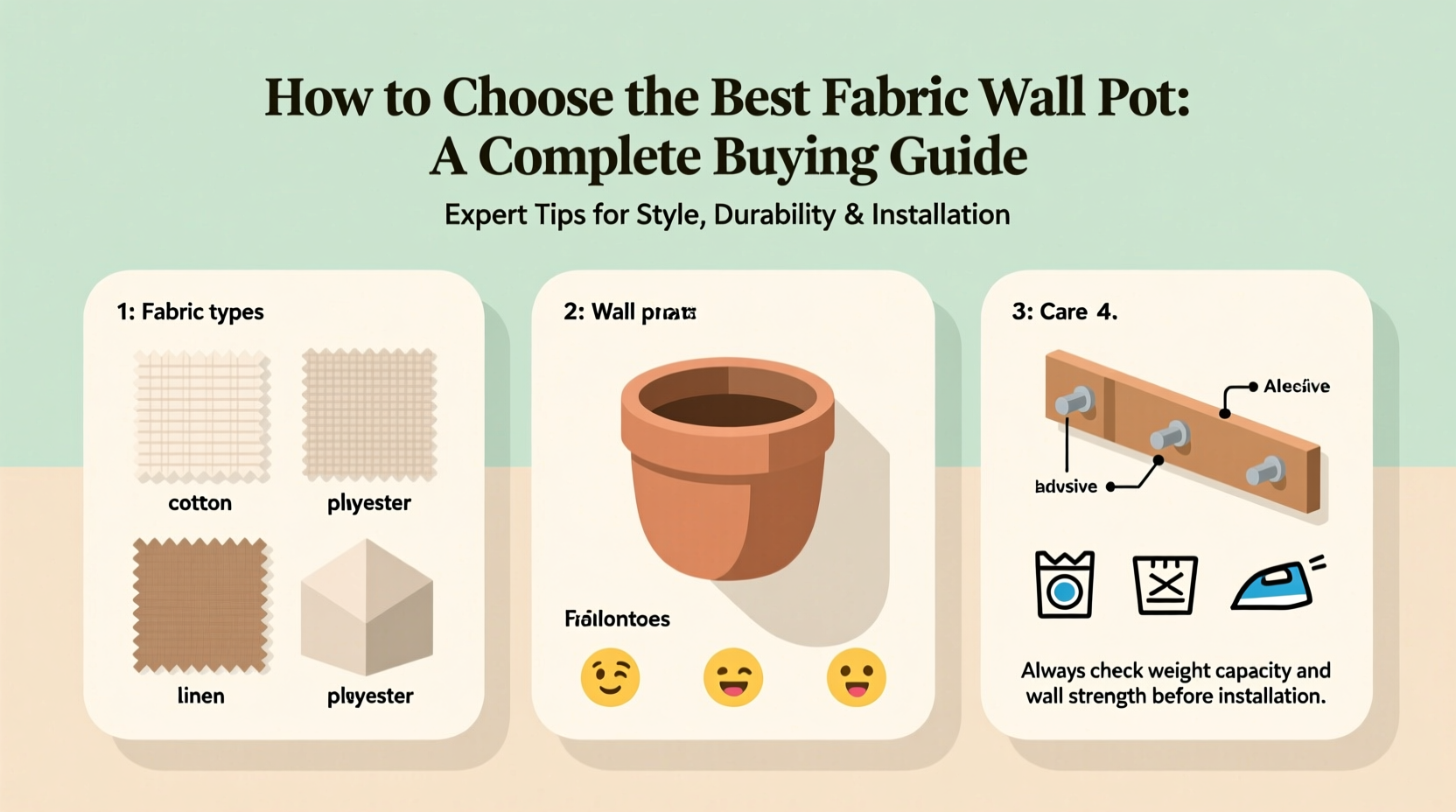 How to Choose the Best Fabric Wall Pot: A Complete Buying Guide