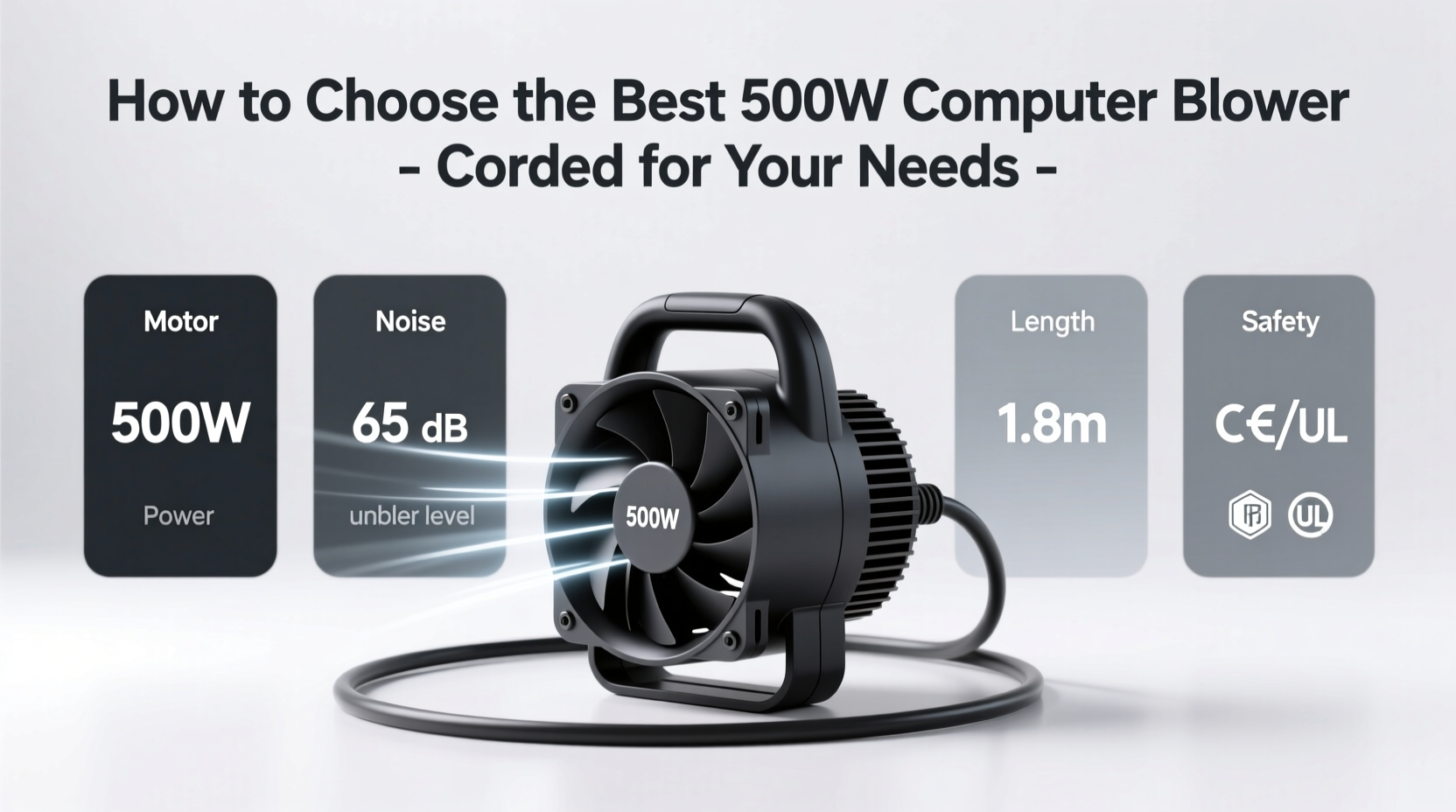 How to Choose the Best 500W Computer Blower Corded for Your Needs