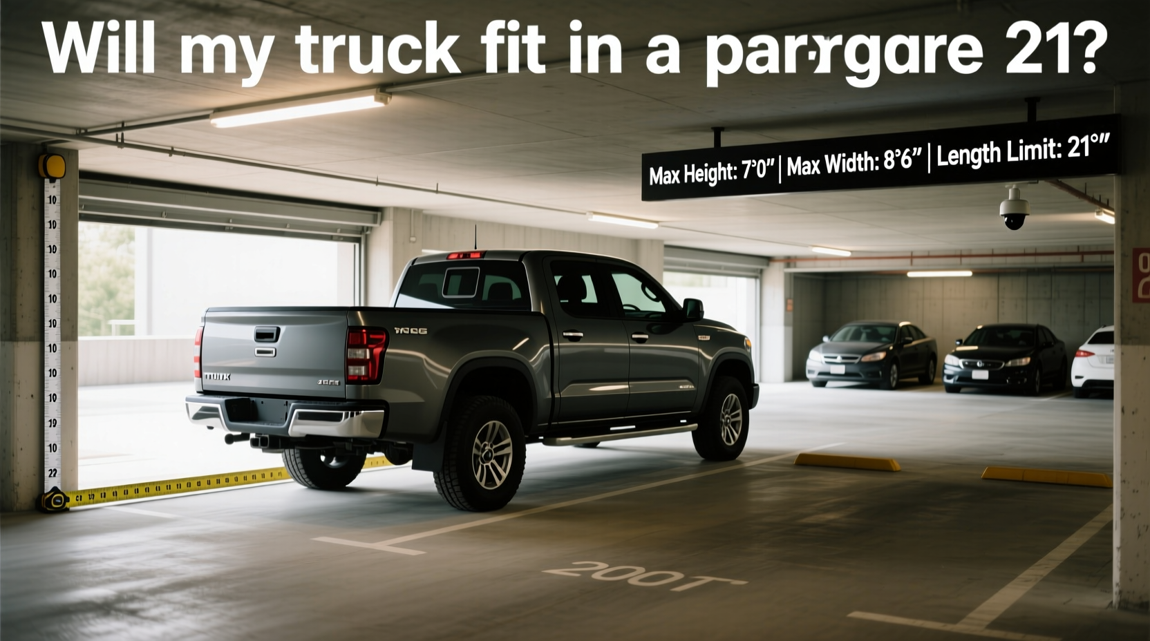How to Choose a Pickup Truck That Fits in a Parking Garage