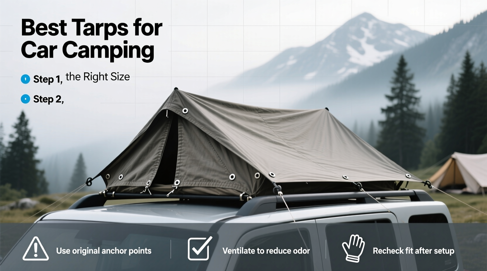 How to Choose Best Tarps for Car Camping: Buying Guide