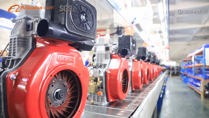 10 HP Air-Cooled Diesel Engine - High Productivity & Efficiency