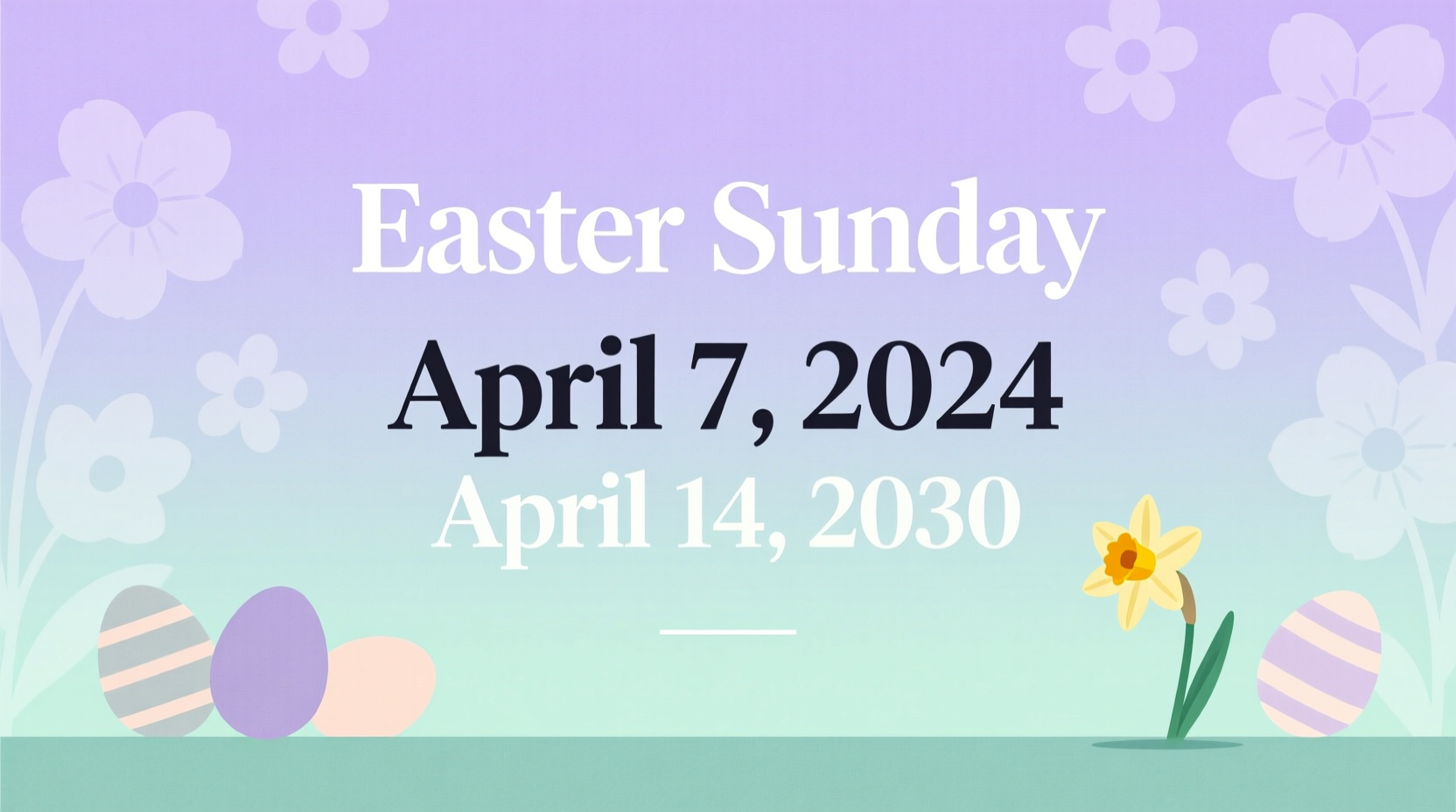 Easter Falls on April 7 in 2024 and Next in 2030