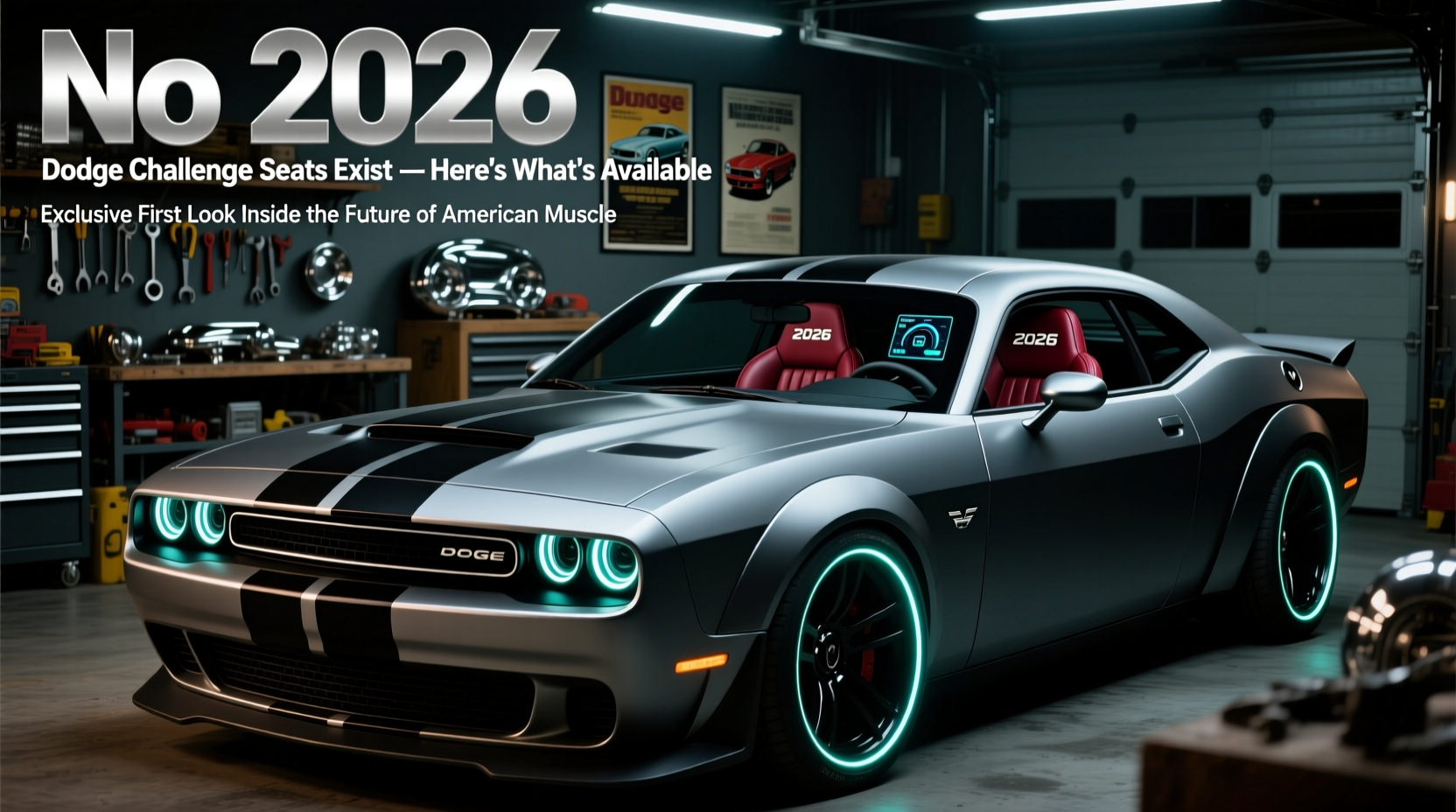 No 2026 Dodge Challenger Seats Exist — Here's What's Available