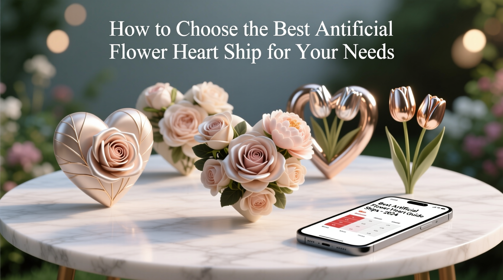 How to Choose the Best Artificial Flower Heart Ship for Your Needs